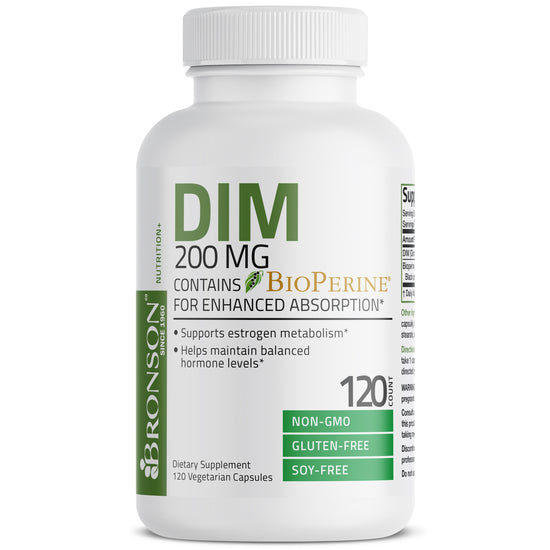 DIM with BioPerine® - 200 mg | Vitamins & Supplements | Bronson ...