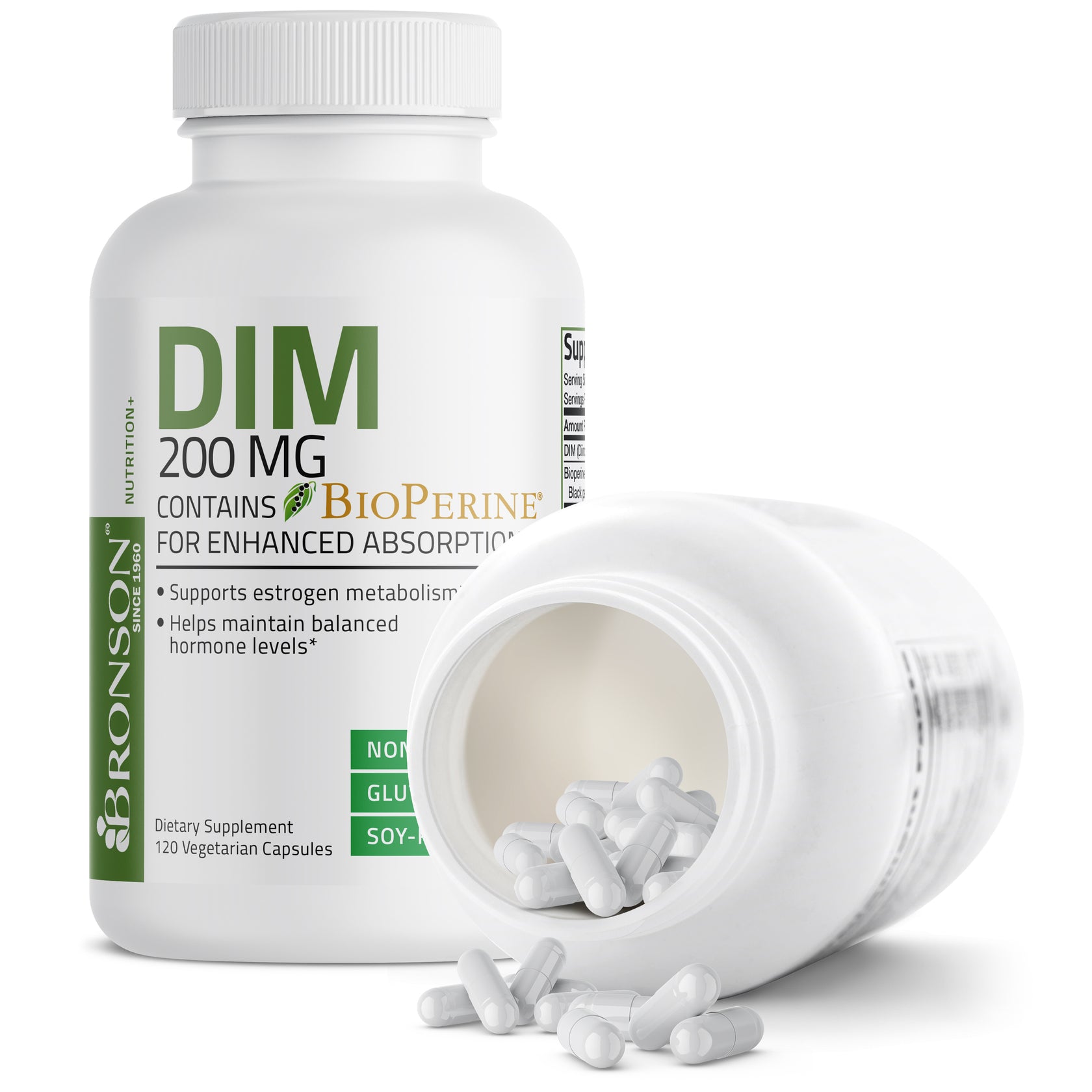 DIM with BioPerine® - 200 mg | Vitamins & Supplements | Bronson ...