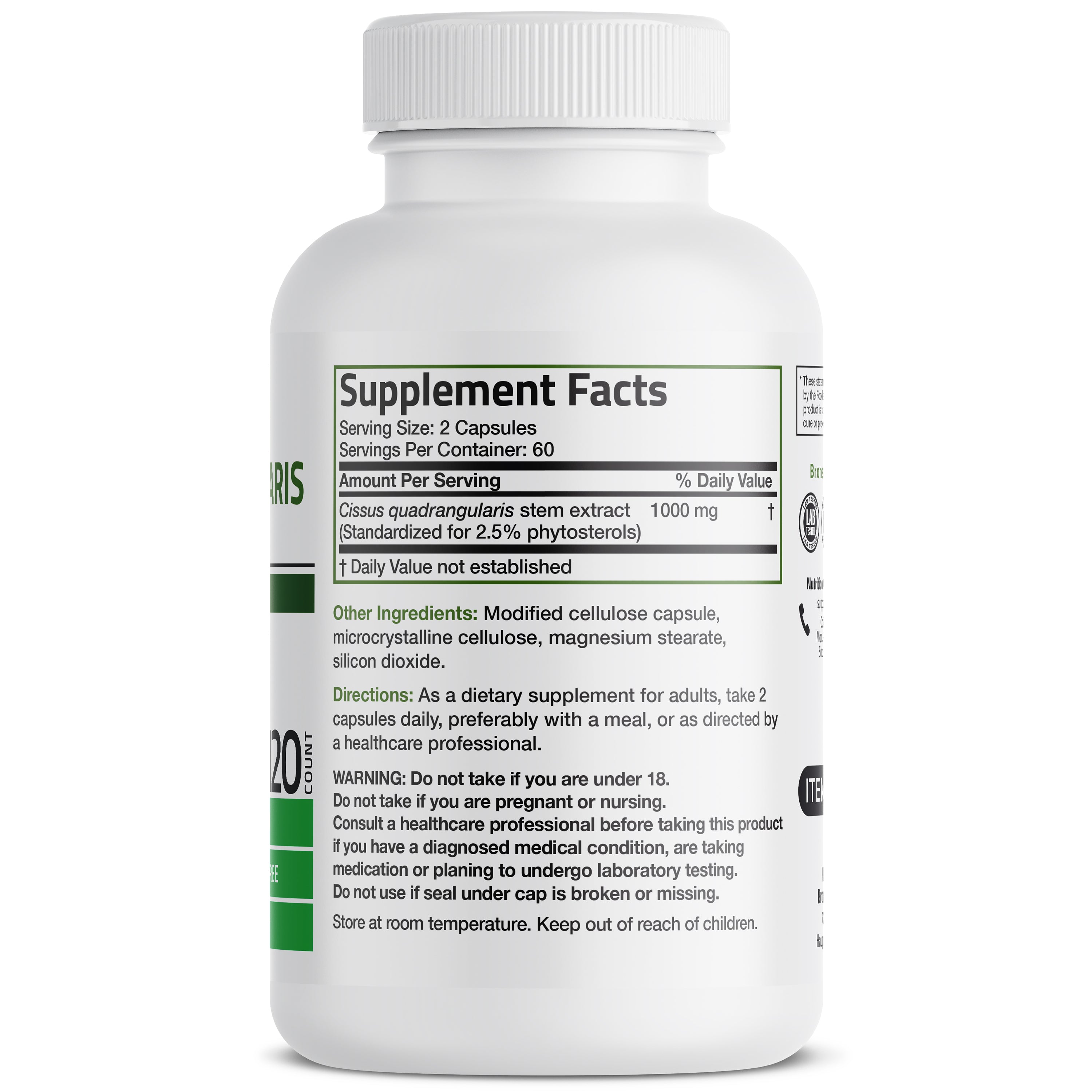 Cissus Quadrangularis Extract | Herbs & Herbal Supplements | Bronson ...