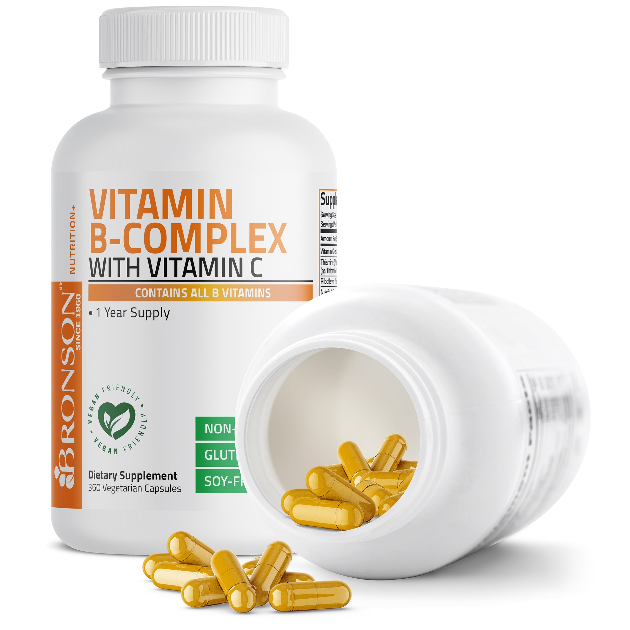 Vitamin B Complex with Vitamin C – Bronson Vitamins | Quality Vitamins ...