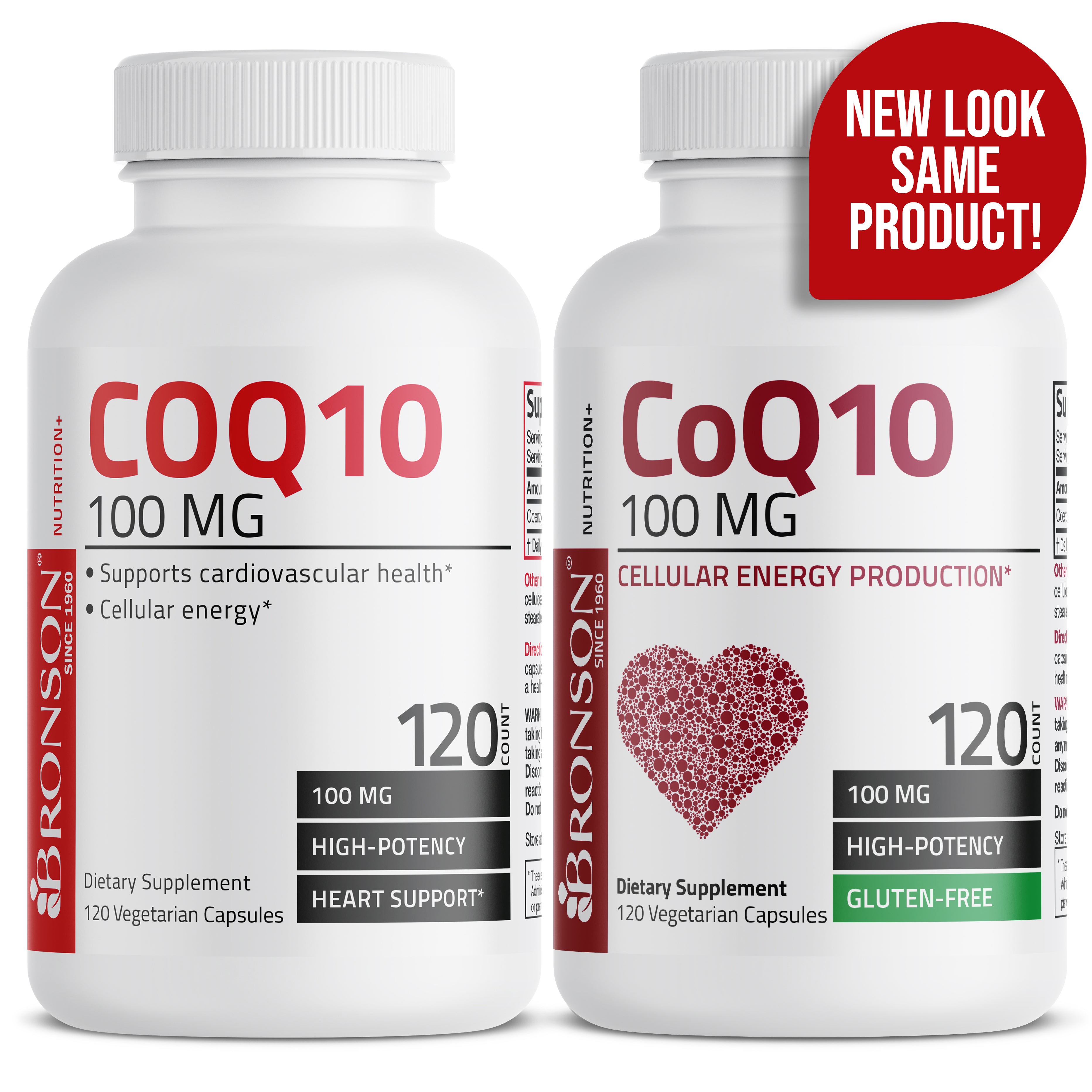 Bronson CoQ10 - 100 mg - 60 Vegetarian Capsules | Vitamins ...