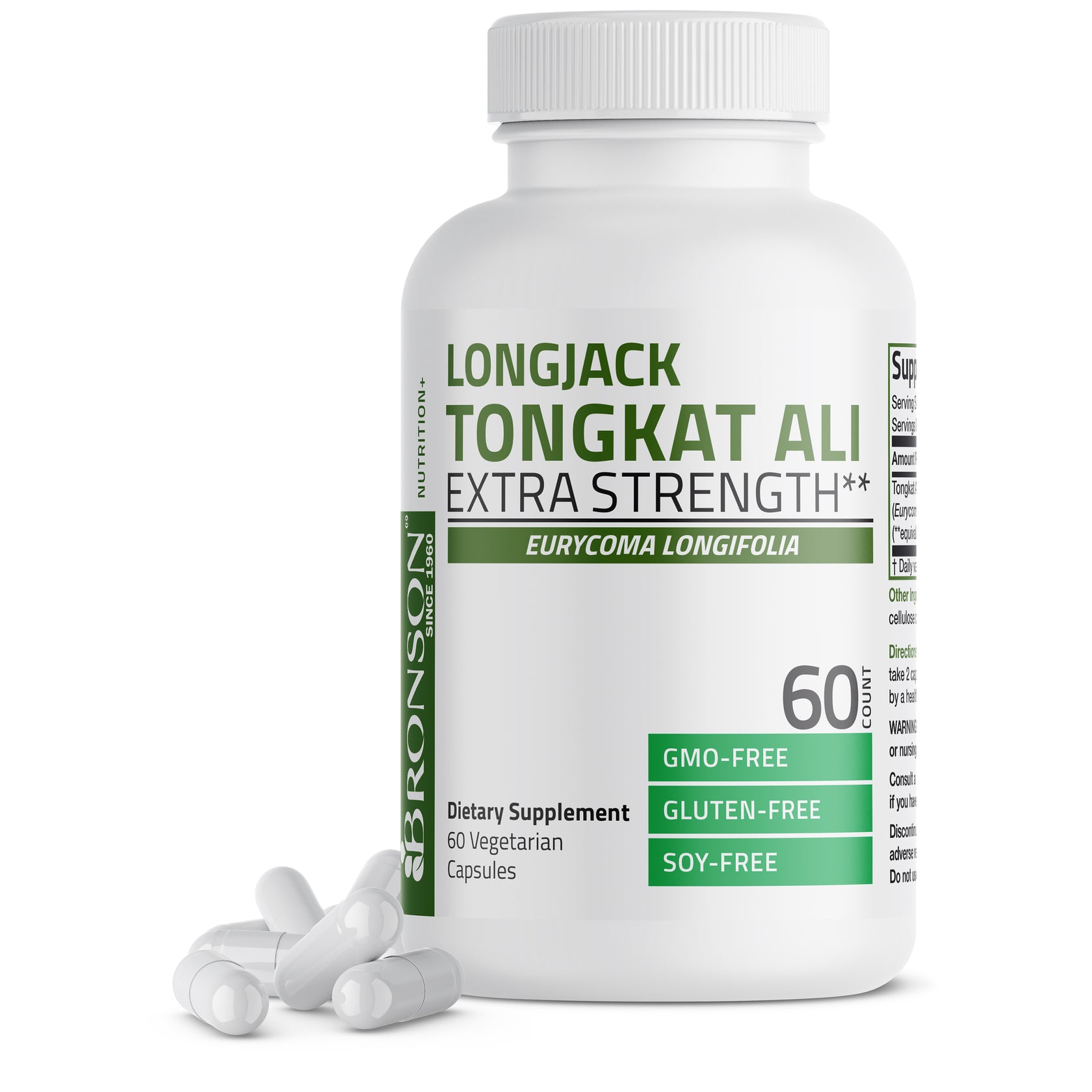Longjack Tongkat Ali 1200mg - 120 Vegetarian Tablets | Herbs & Herbals ...