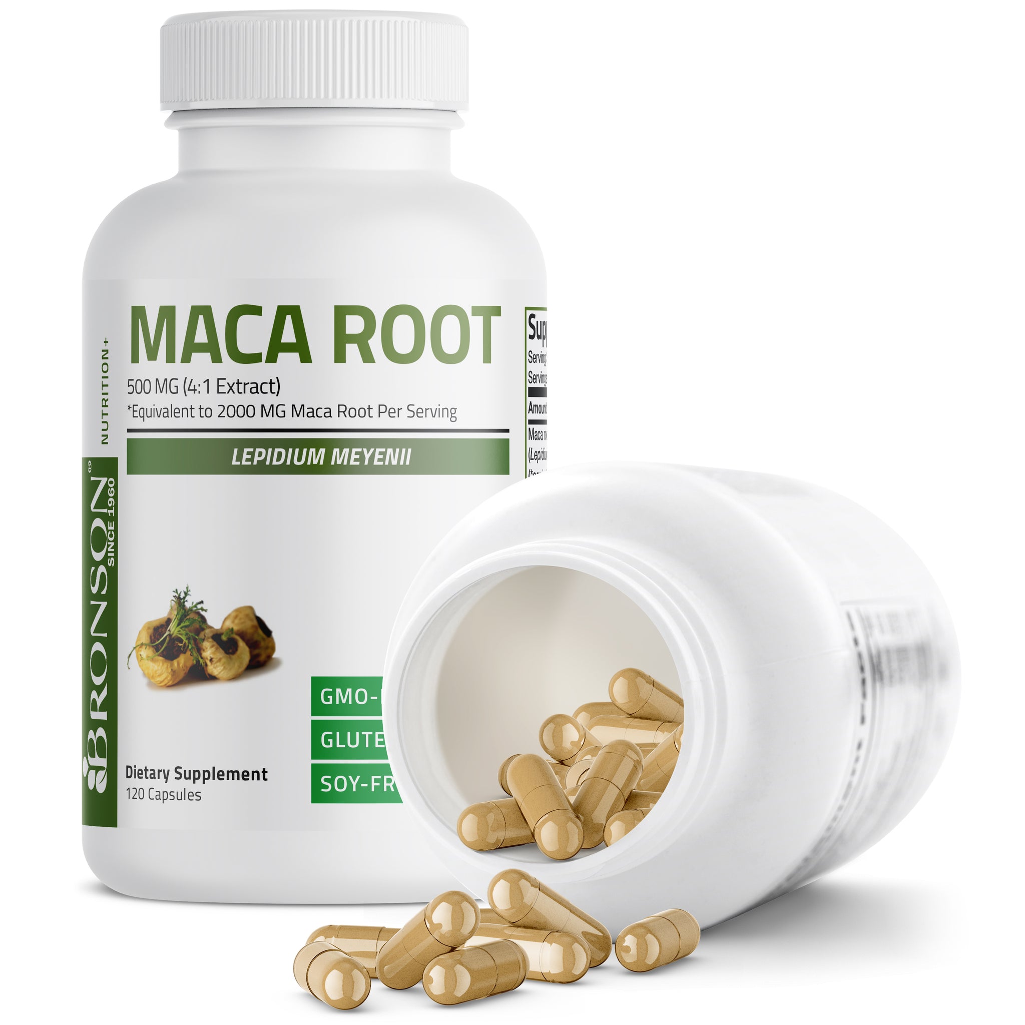Maca Root Extra Strength - 2,000 mg | Herbs & Herbals | Bronson ...