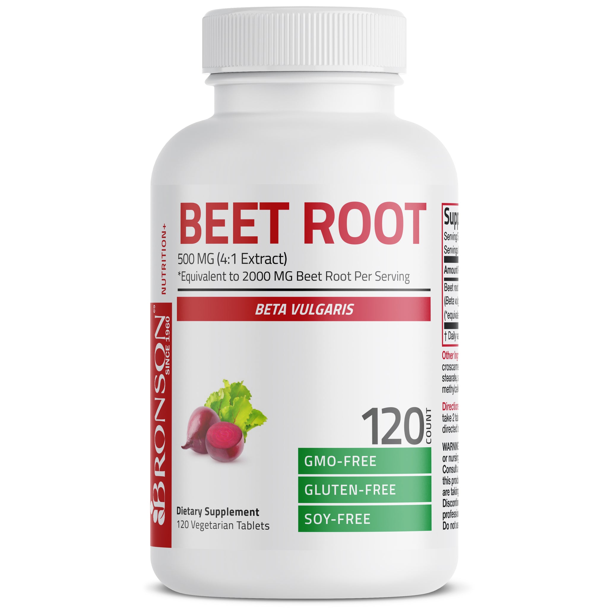 Beet Root Extra Strength - 2000 mg - 250 Vegetarian Tablets | Herbs ...