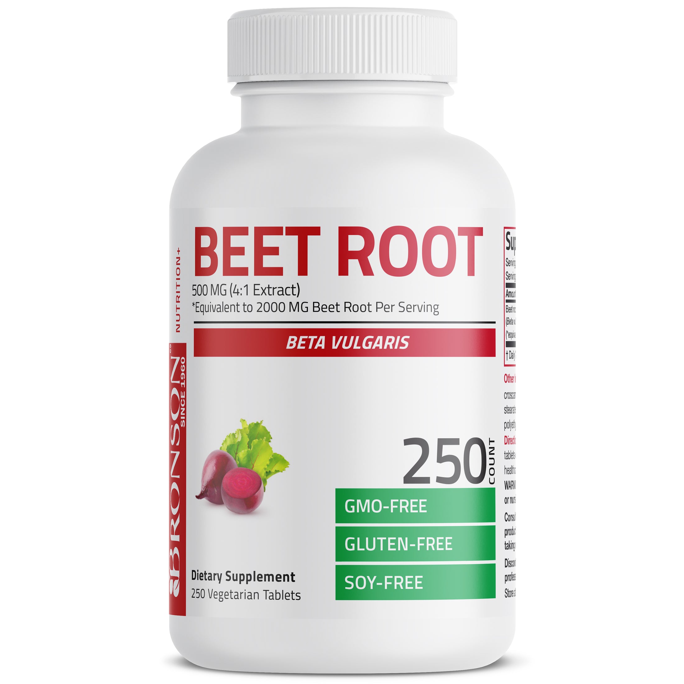 Beet Root Extra Strength - 2000 mg - 250 Vegetarian Tablets | Herbs ...