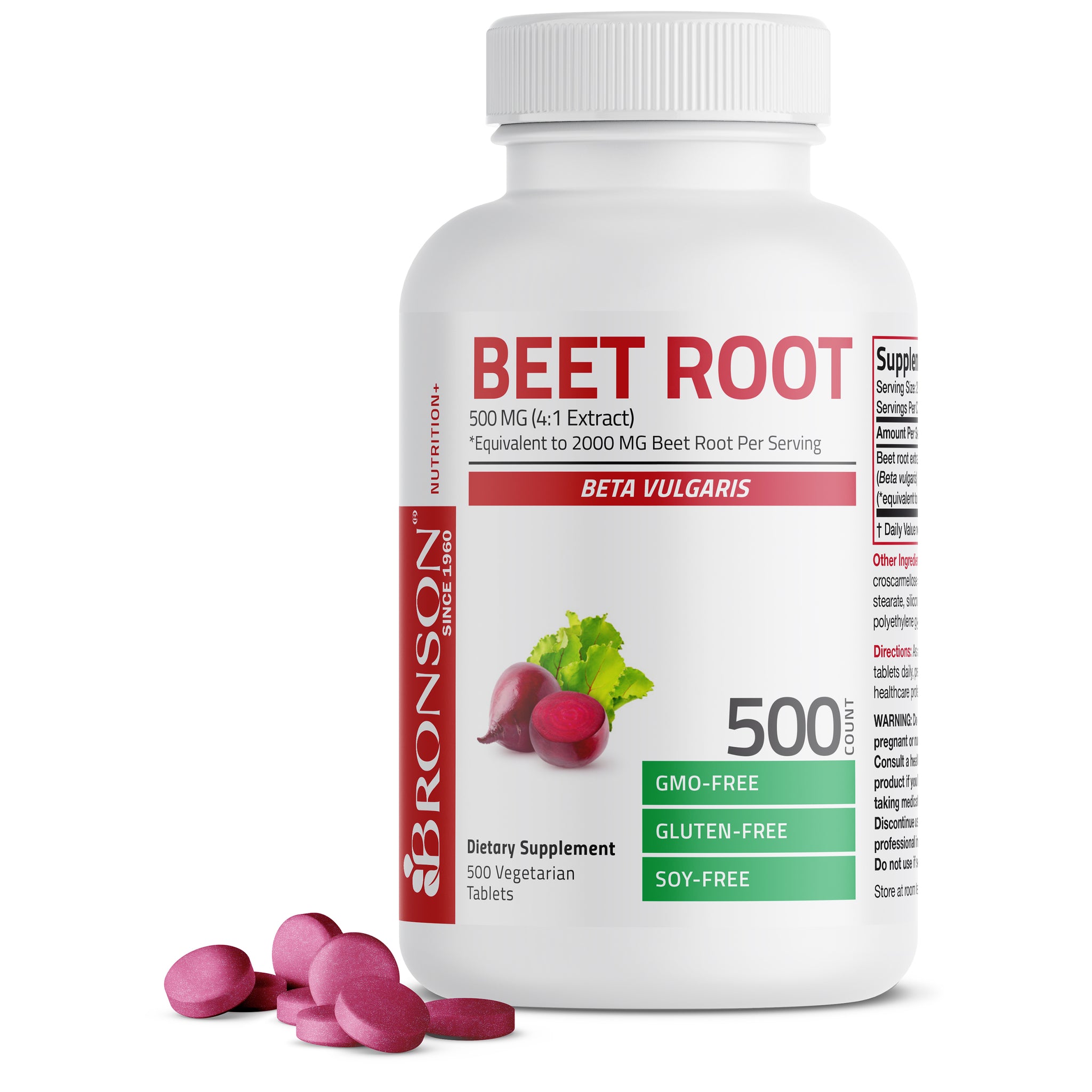 Beet Root Extra Strength - 2000 mg - 250 Vegetarian Tablets | Herbs ...