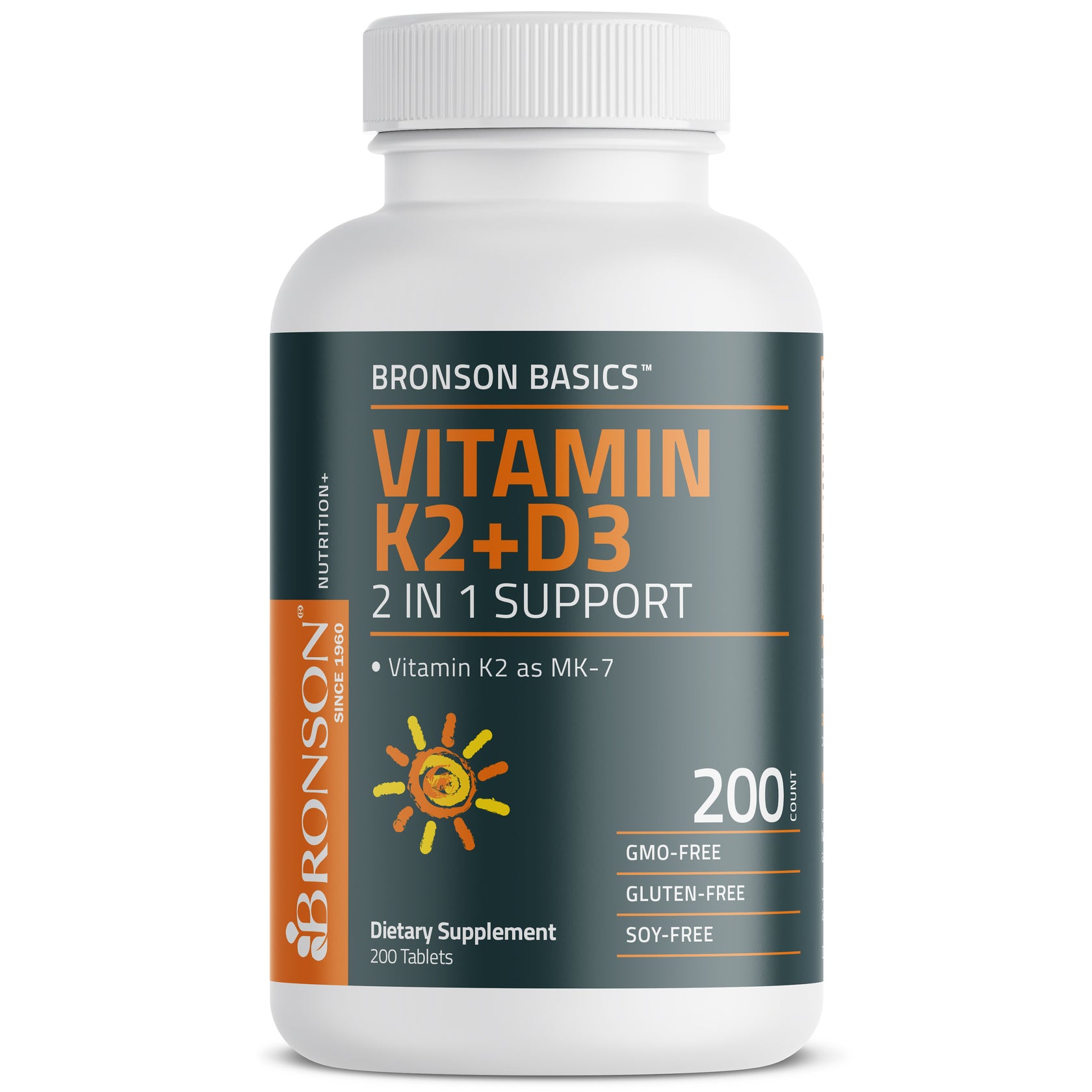 Vitamin K2 Plus D3 (MK7) – Bronson Vitamins | Quality Vitamins and Supplements since 1960