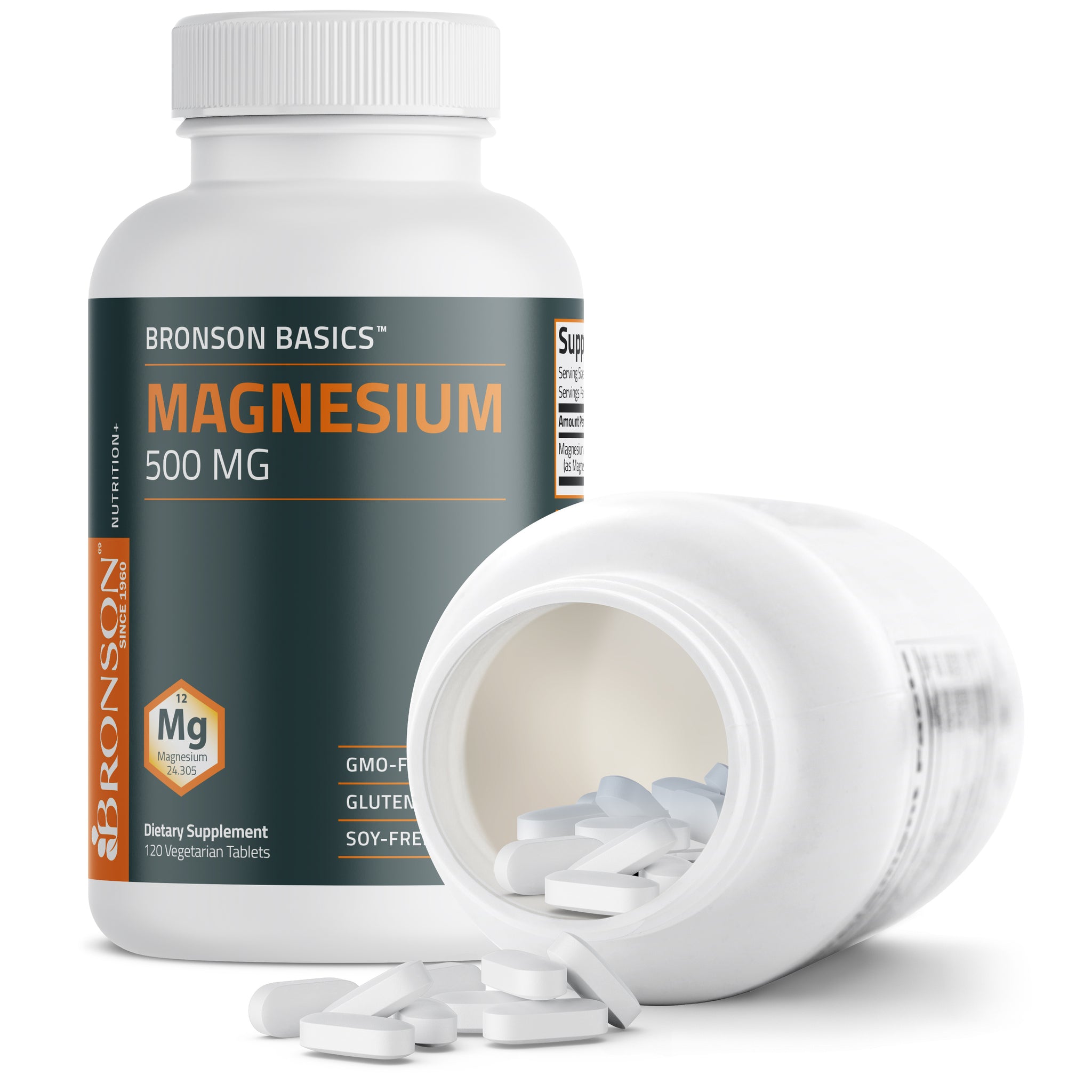 Magnesium 500 MG – Bronson Vitamins | Quality Vitamins and Supplements ...