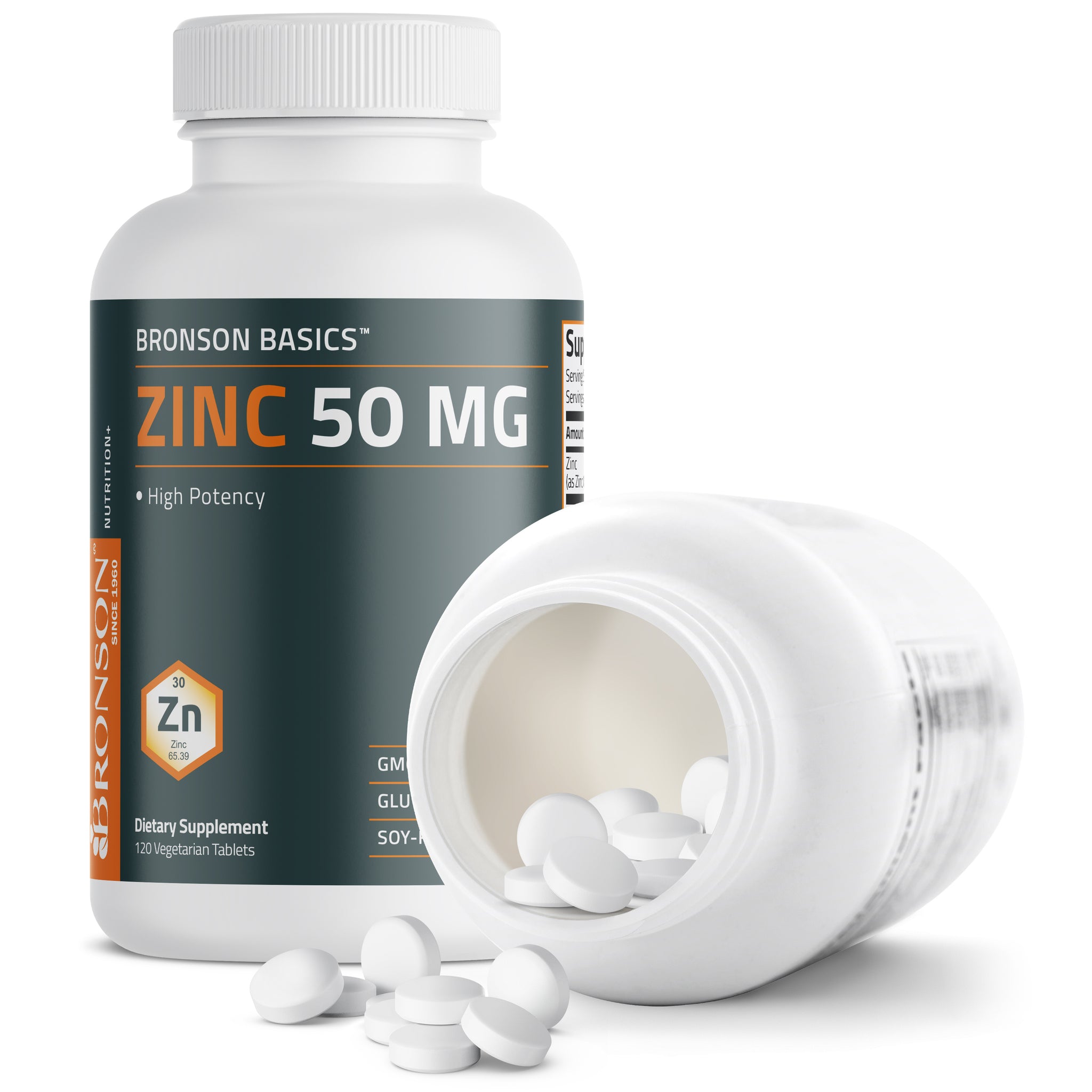 Zinc 50 MG – Bronson Vitamins | Quality Vitamins and Supplements since 1960