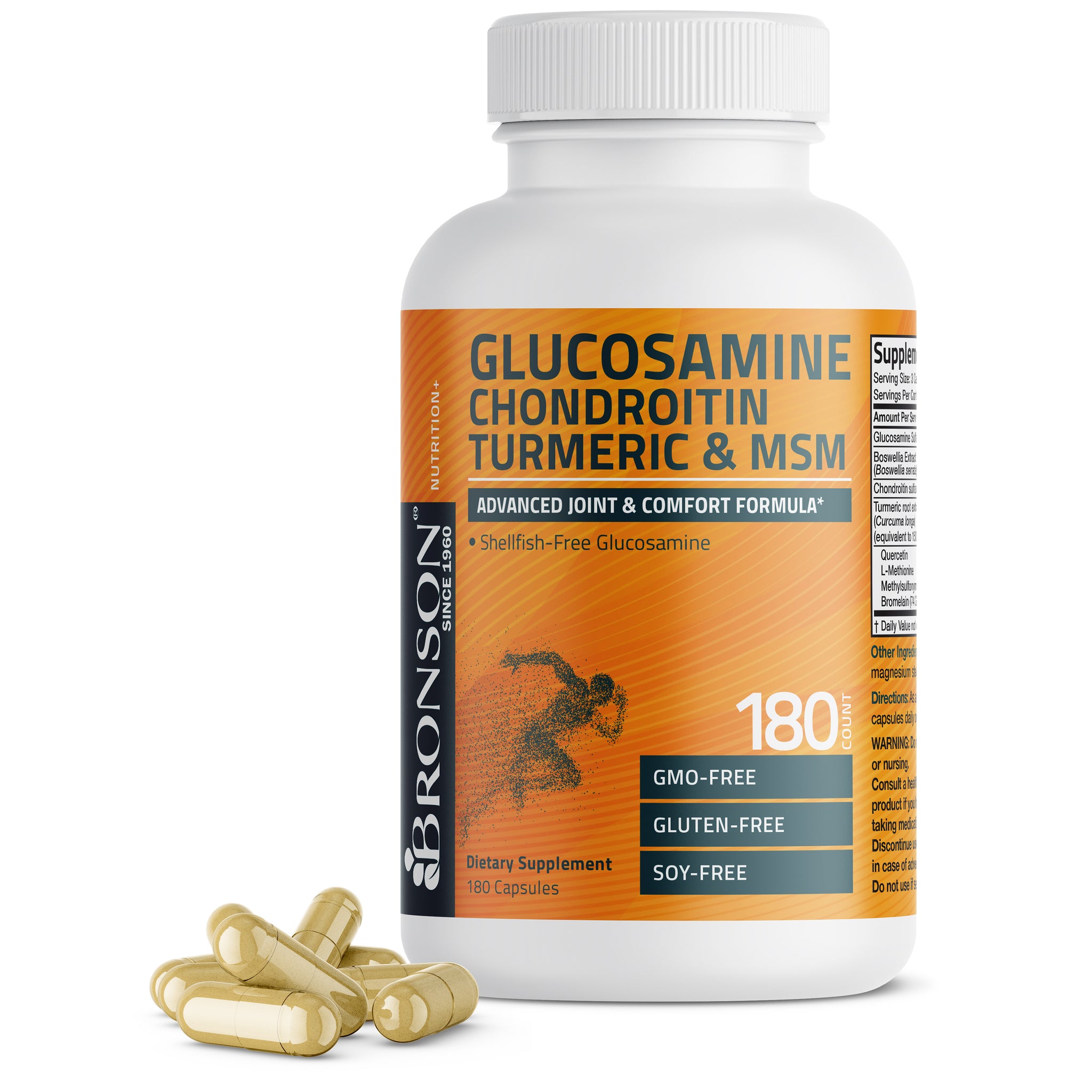 Glucosamine Chondroitin Turmeric & MSM – Bronson Vitamins | Quality ...