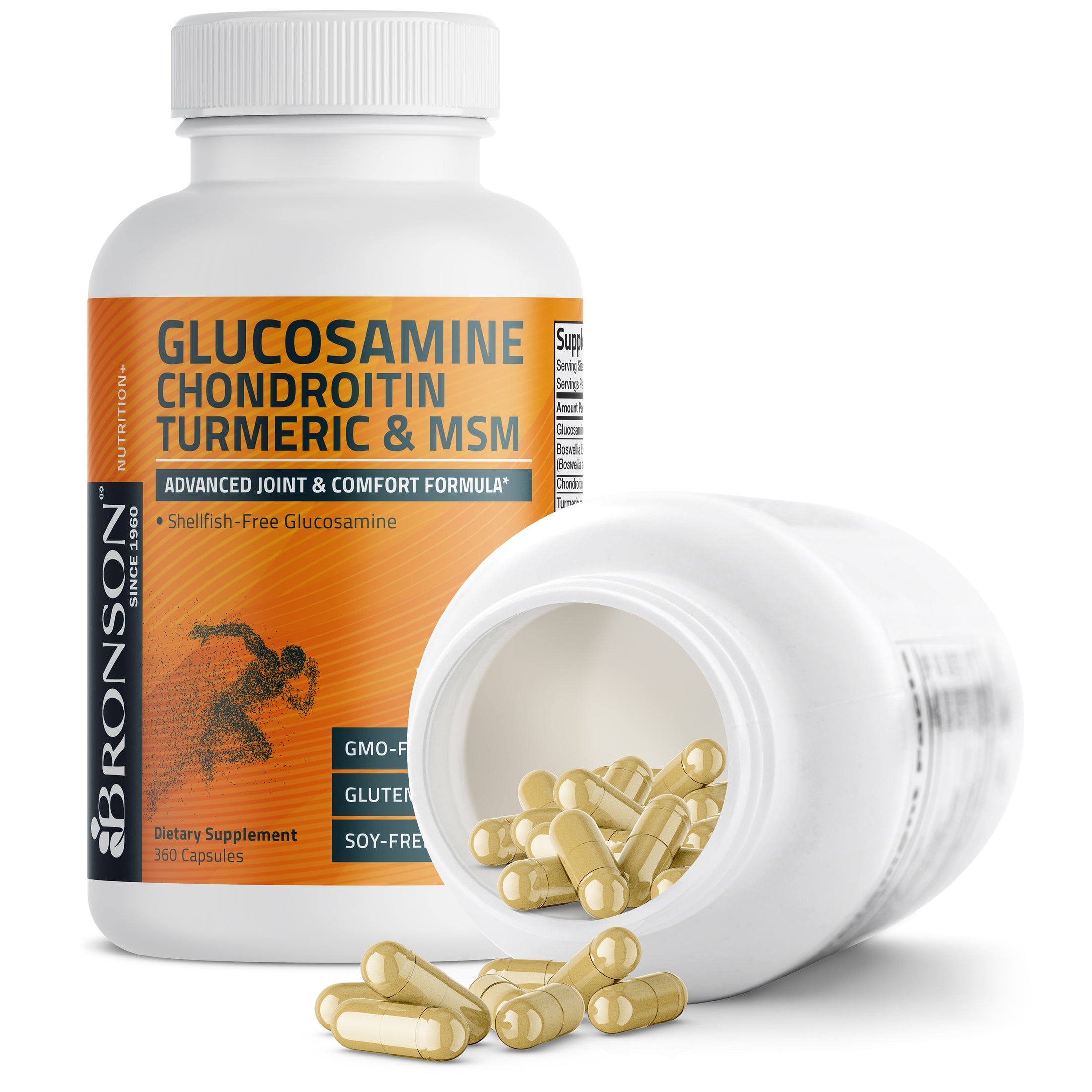 Glucosamine Chondroitin Turmeric & MSM – Bronson Vitamins | Quality ...