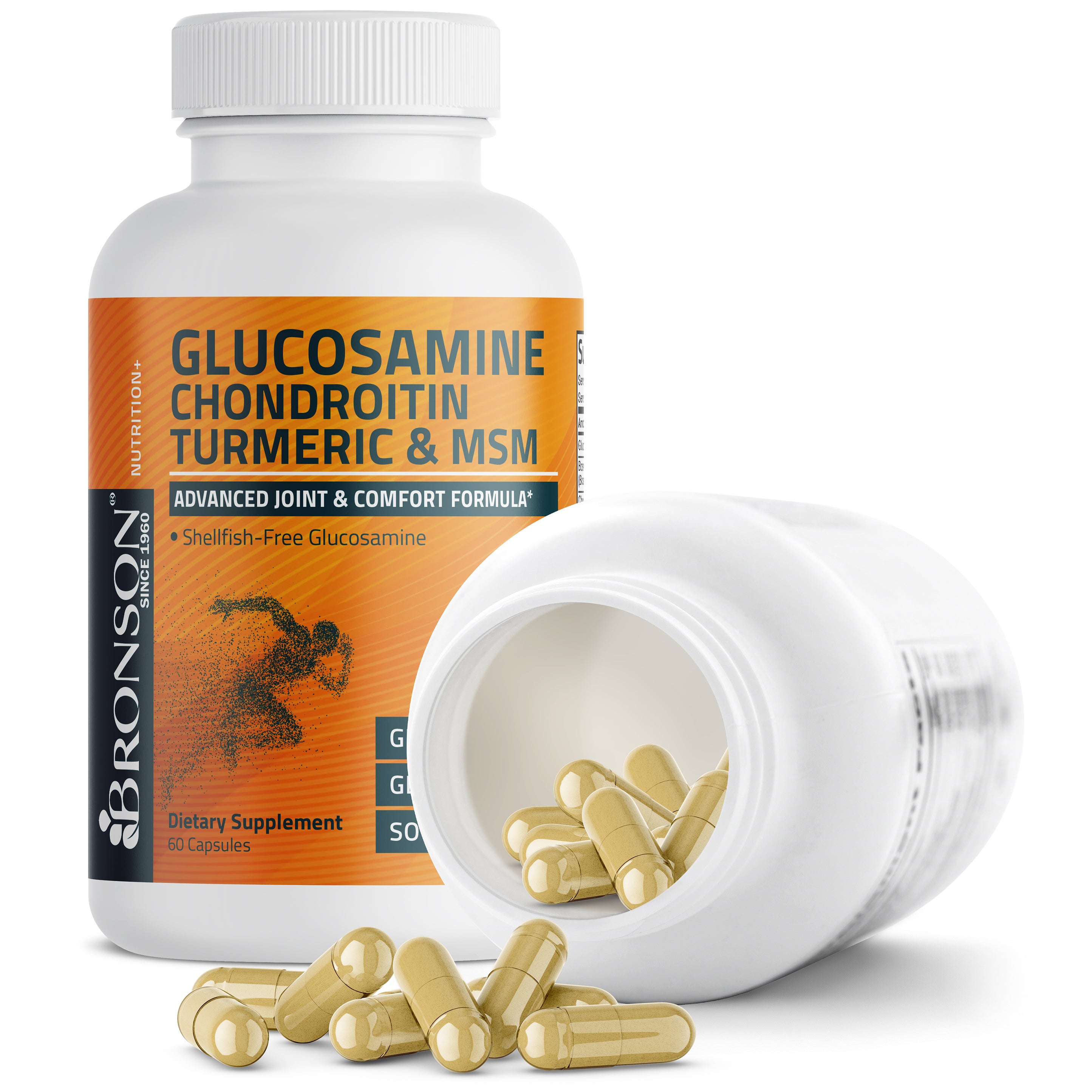 Glucosamine Chondroitin Turmeric & MSM – Bronson Vitamins | Quality ...