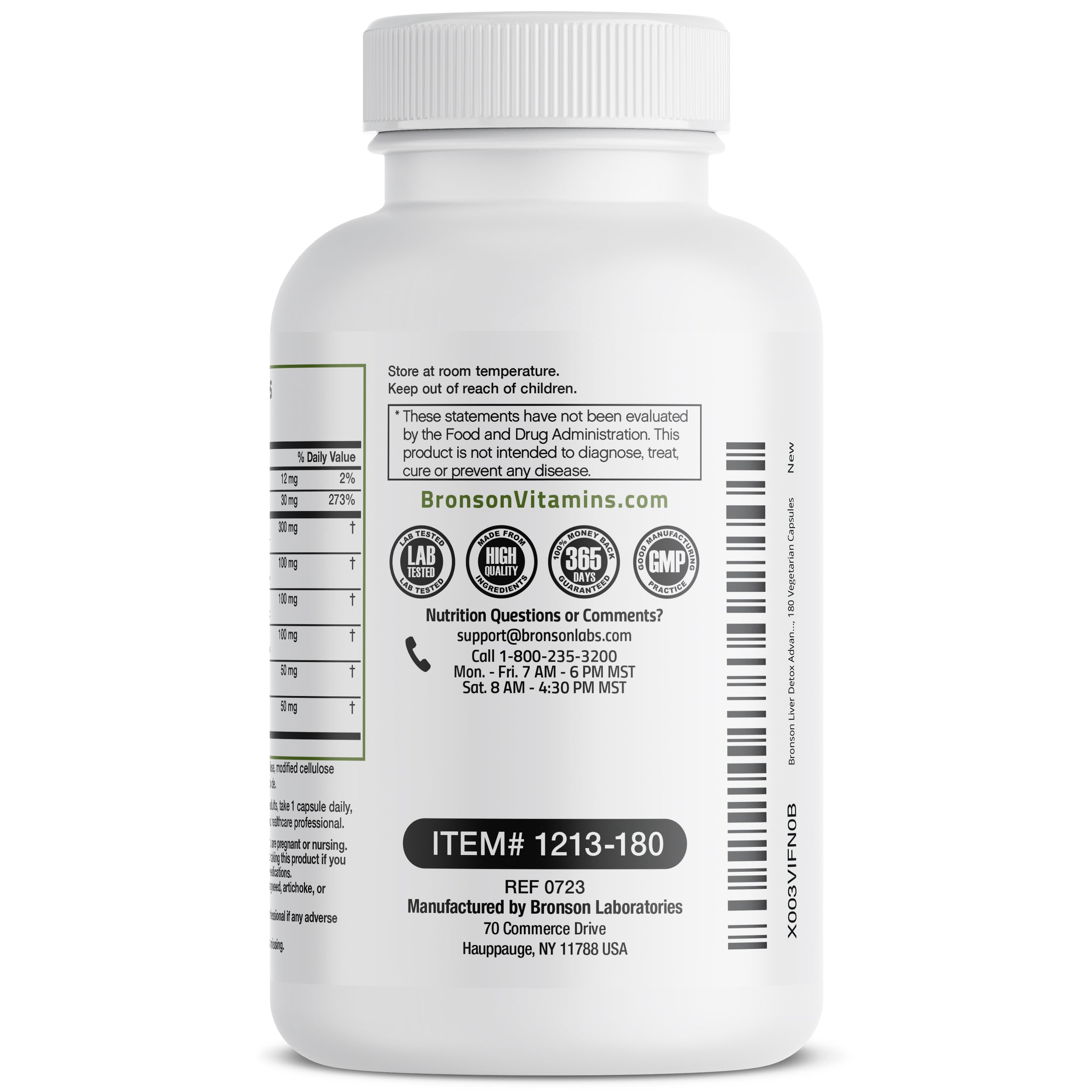 Liver Detox Advanced Detox & Cleansing Formula – Bronson Vitamins ...