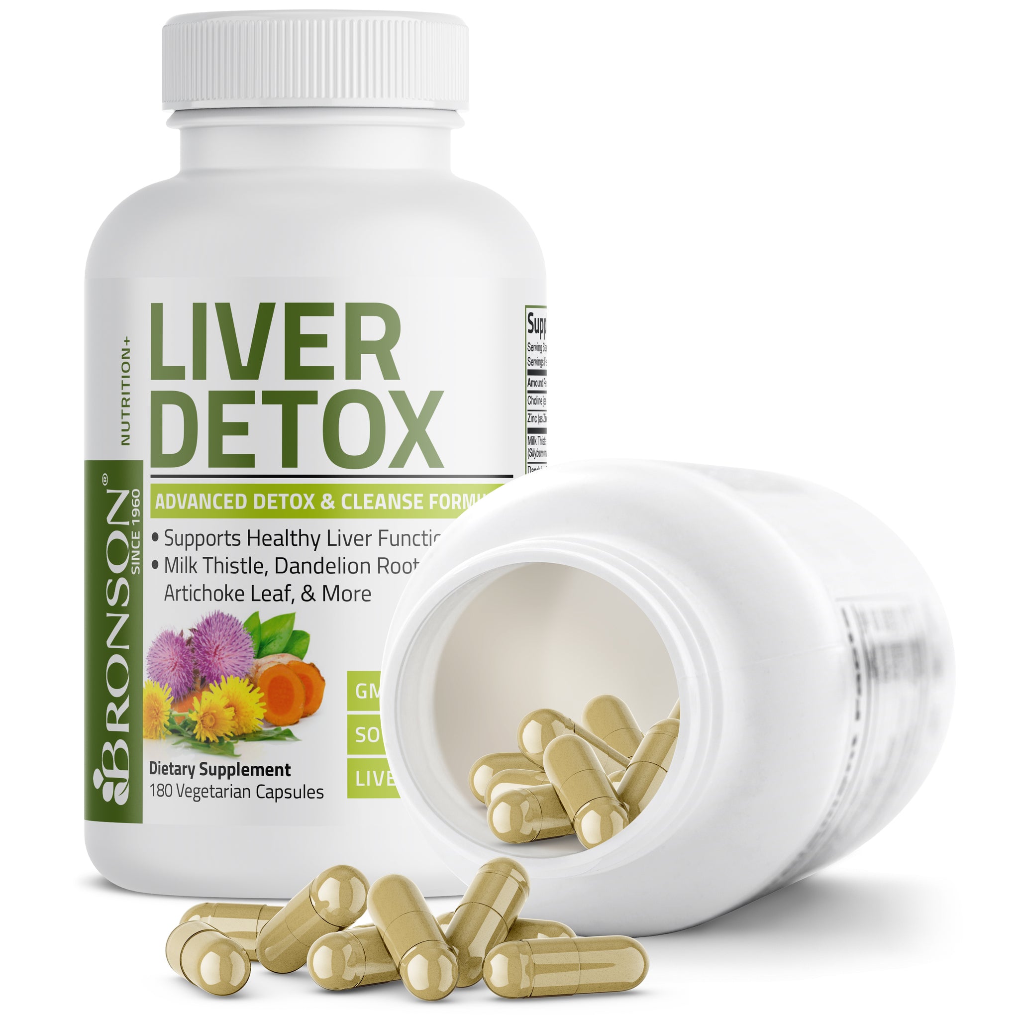 Liver Detox Advanced Detox & Cleansing Formula – Bronson Vitamins ...