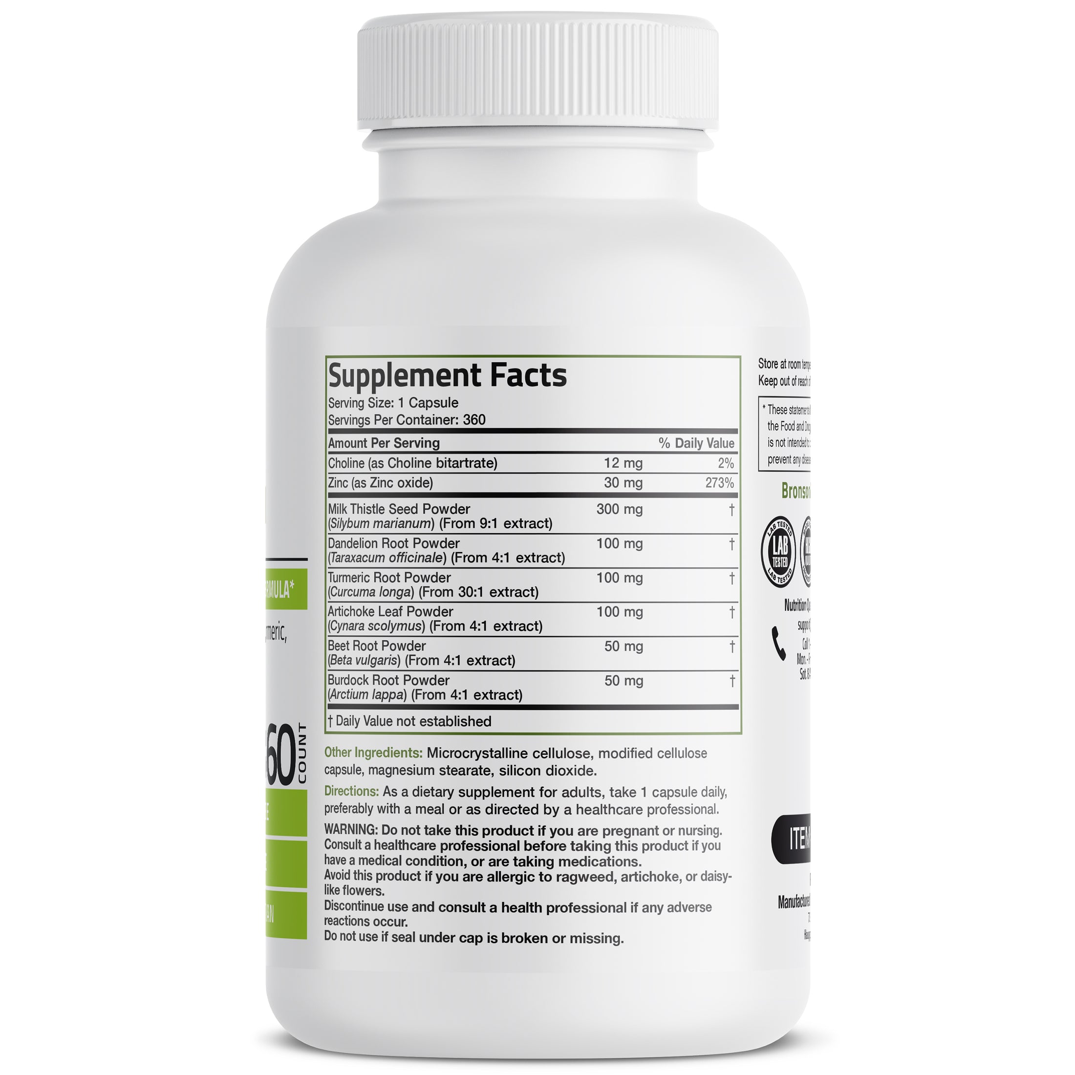 Liver Detox Advanced Detox & Cleansing Formula – Bronson Vitamins ...