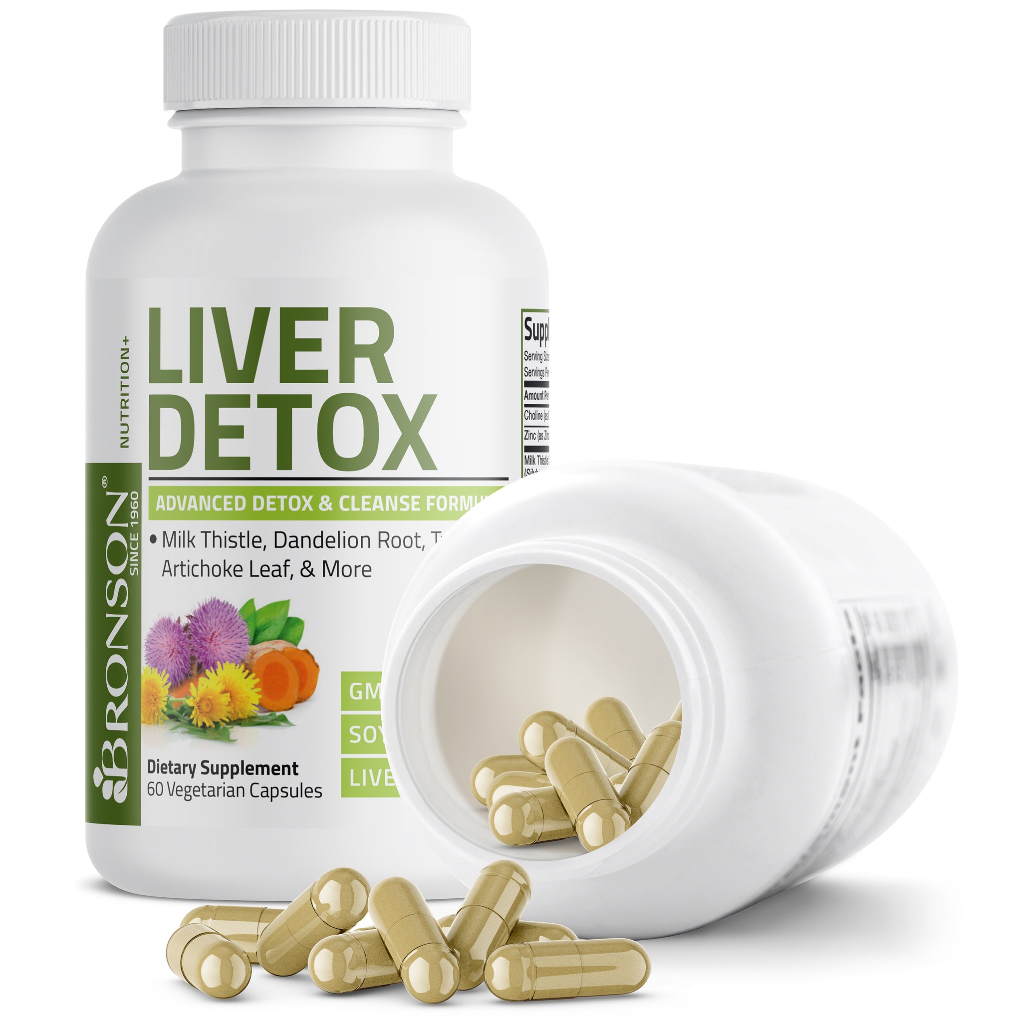 Liver Detox Advanced Detox & Cleansing Formula – Bronson Vitamins ...