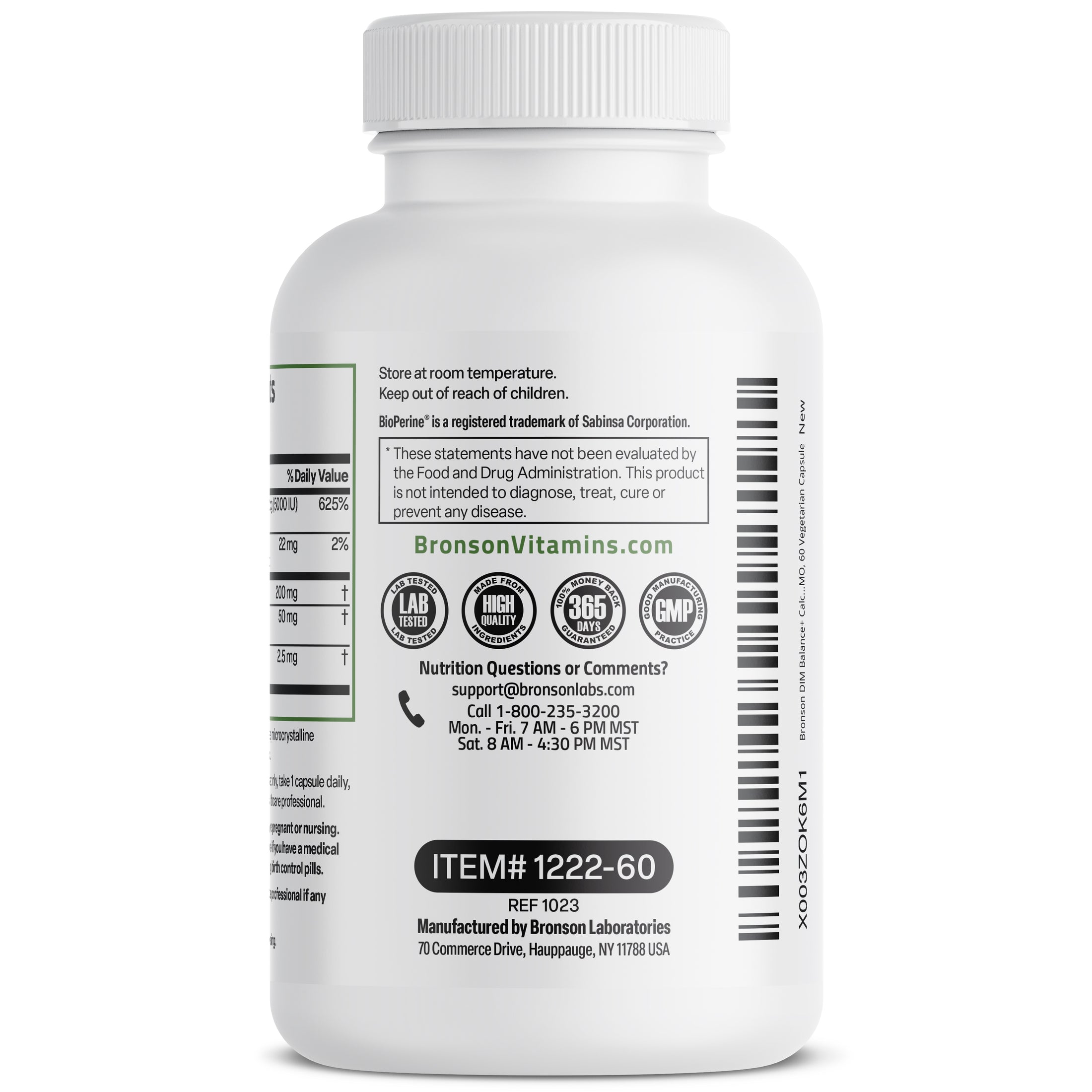 DIM Balance+ Calcium D-Glucarate, Broccoli Sprouts and Vitamin D3 200 ...