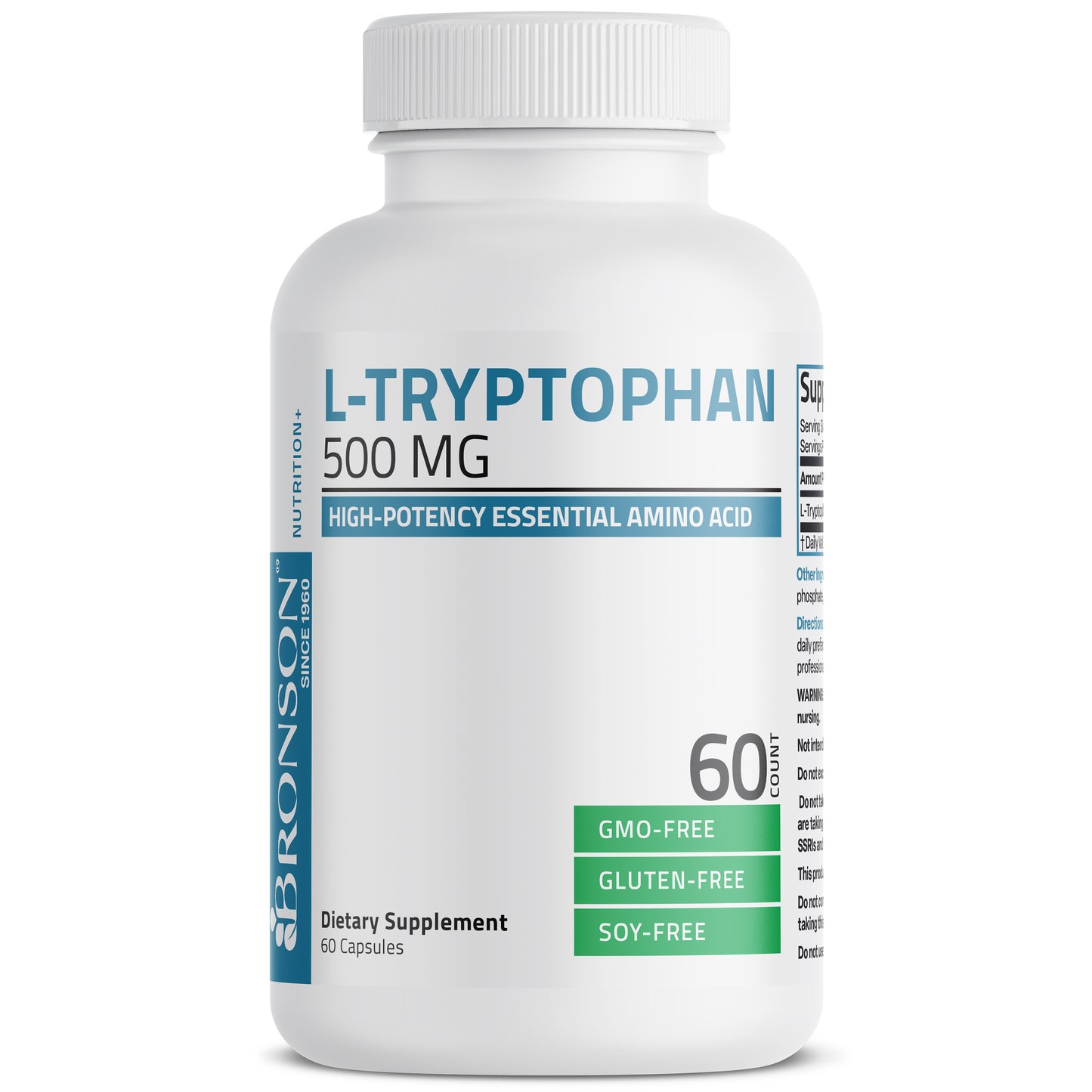 L-Tryptophan 500 MG – Bronson Vitamins | Quality Vitamins and ...