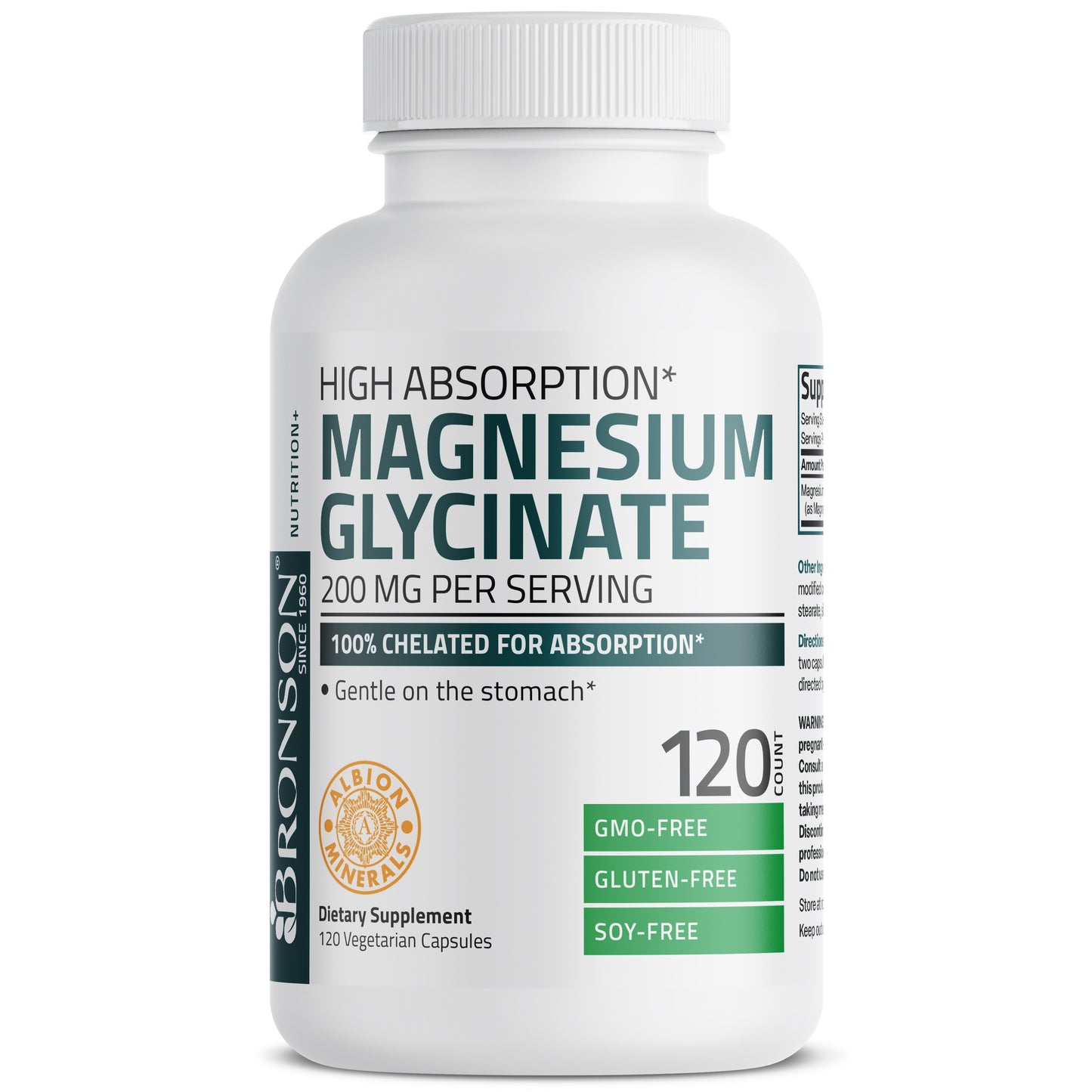 High Absorption Magnesium Glycinate 200 MG – bronsonlabs