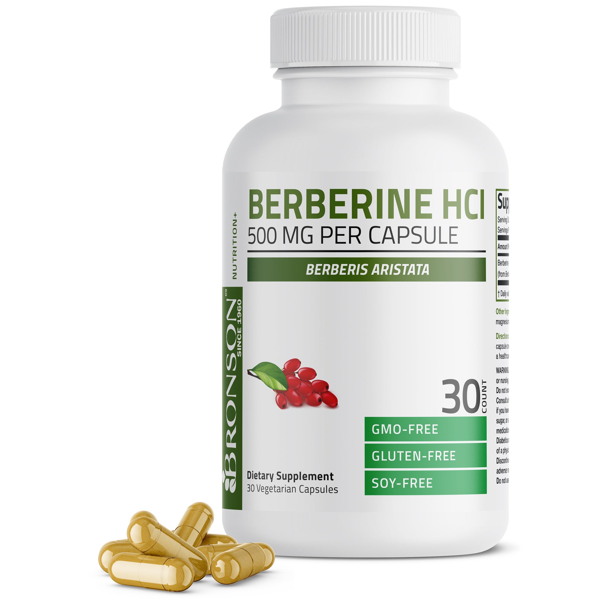 Berberine 500 MG – Bronson Vitamins | Quality Vitamins and Supplements ...