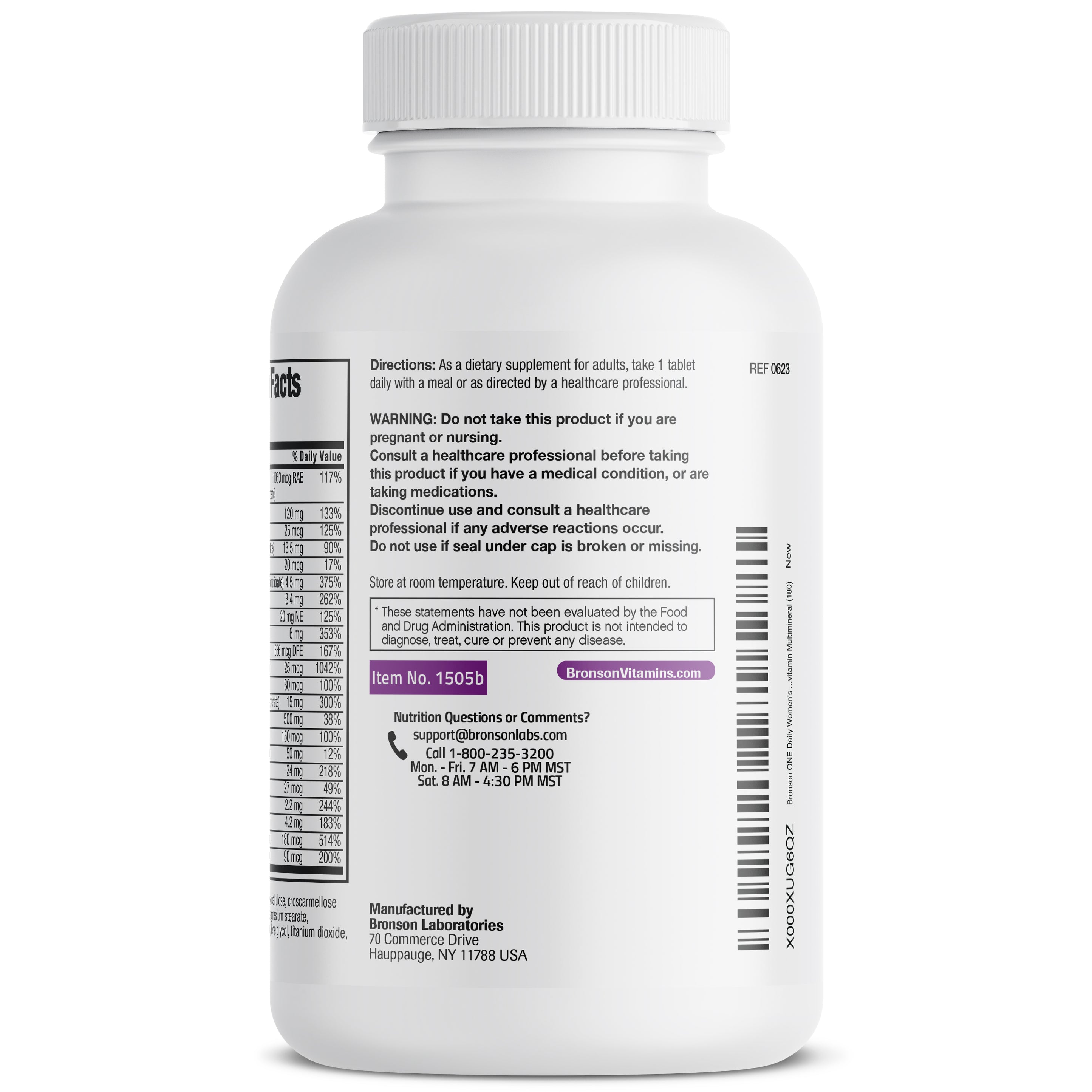 Bronson ONE Women’s 50+ Complete Multivitamin | Vitamins & Supplements ...