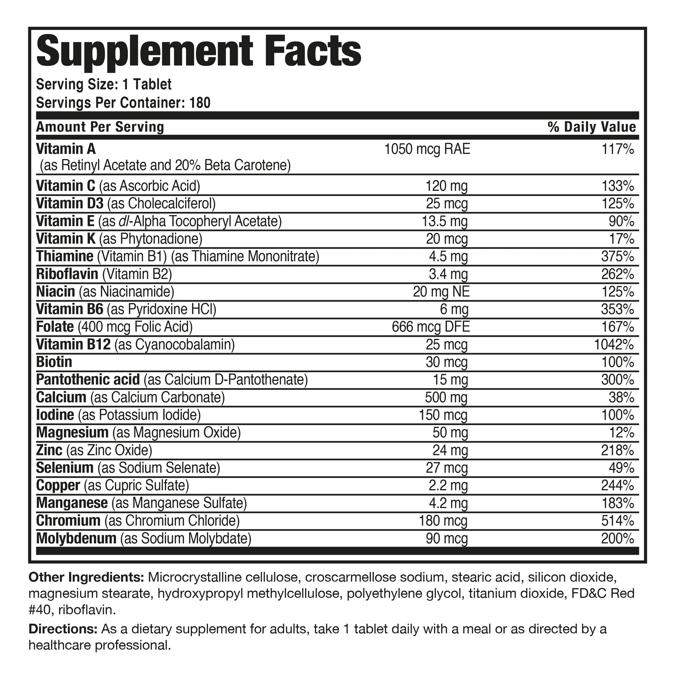 Bronson ONE Women’s 50+ Complete Multivitamin | Vitamins & Supplements ...