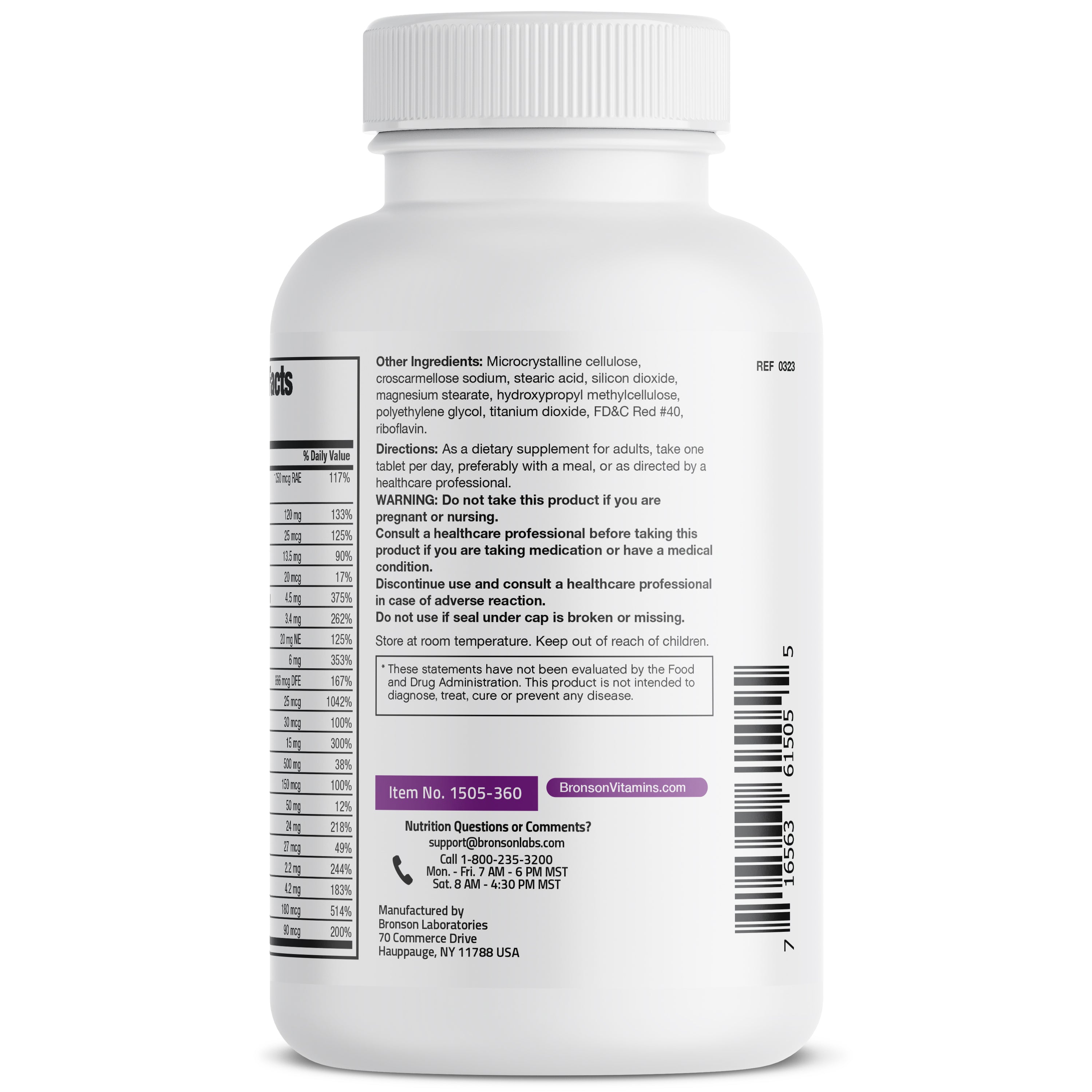 Bronson ONE Women’s 50+ Complete Multivitamin | Vitamins & Supplements ...