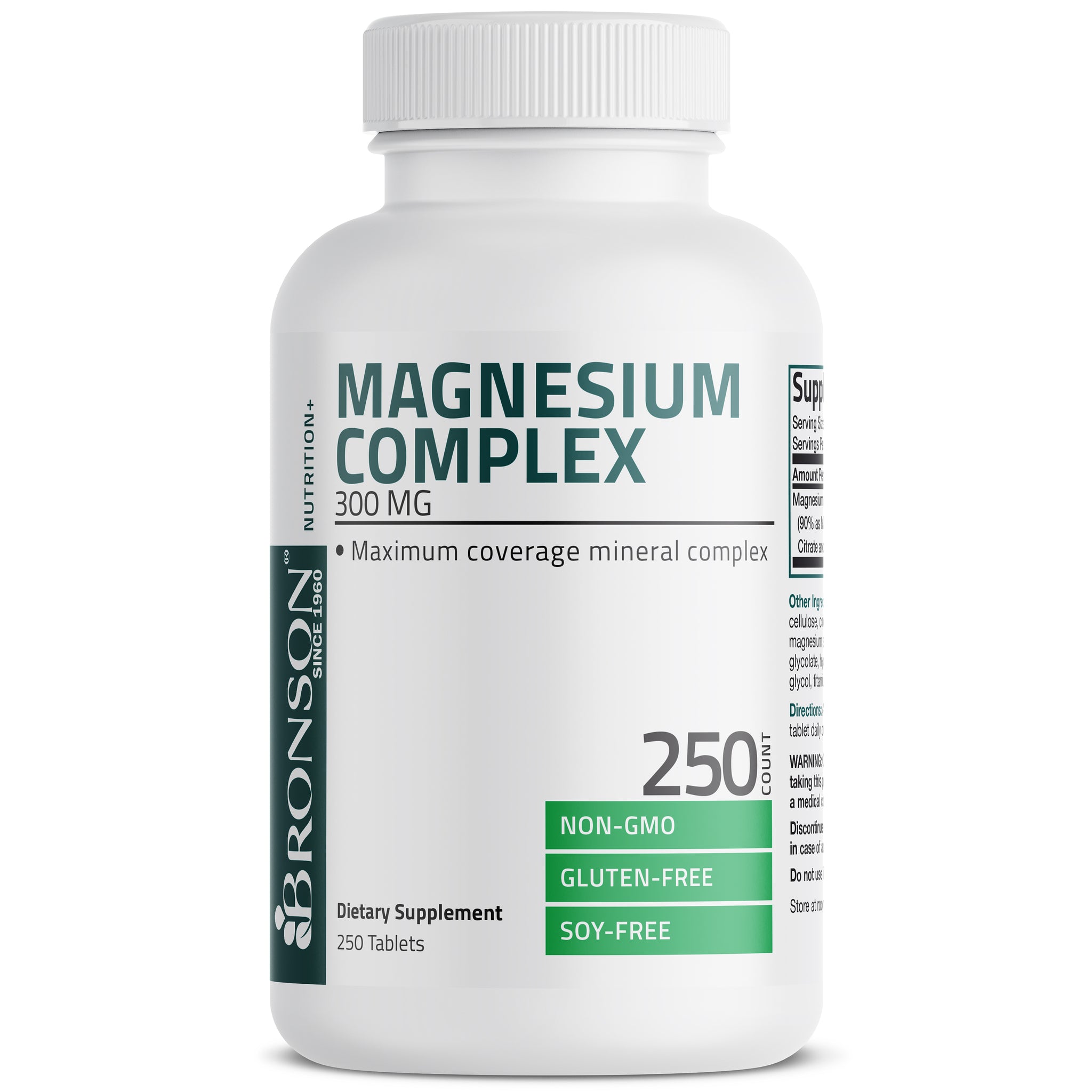 Bronson Magnesium Complex Maximum Coverage - 300 mg | Vitamins ...