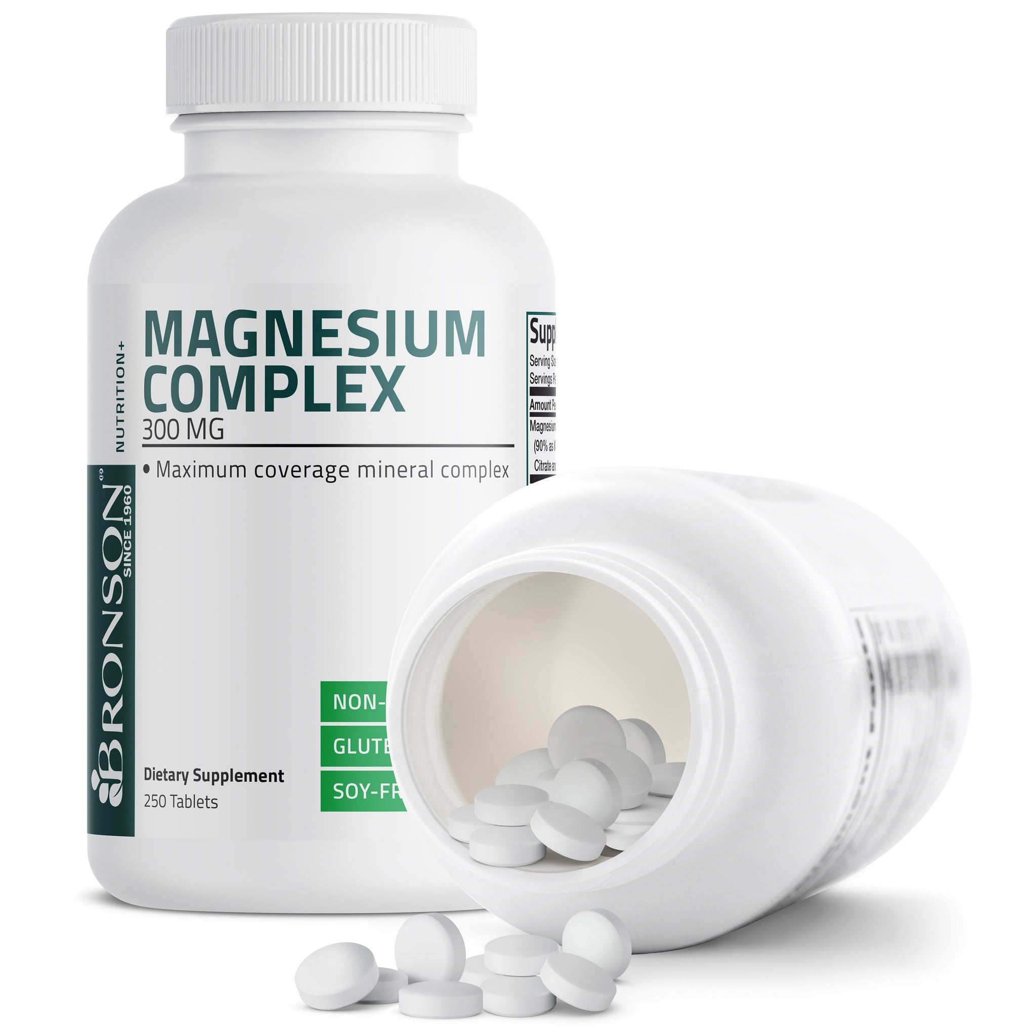 Bronson Magnesium Complex Maximum Coverage - 300 mg | Vitamins ...