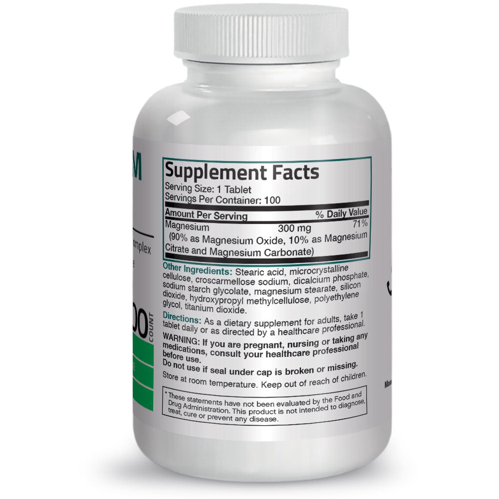 Bronson Magnesium Complex Maximum Coverage - 300 mg | Vitamins ...