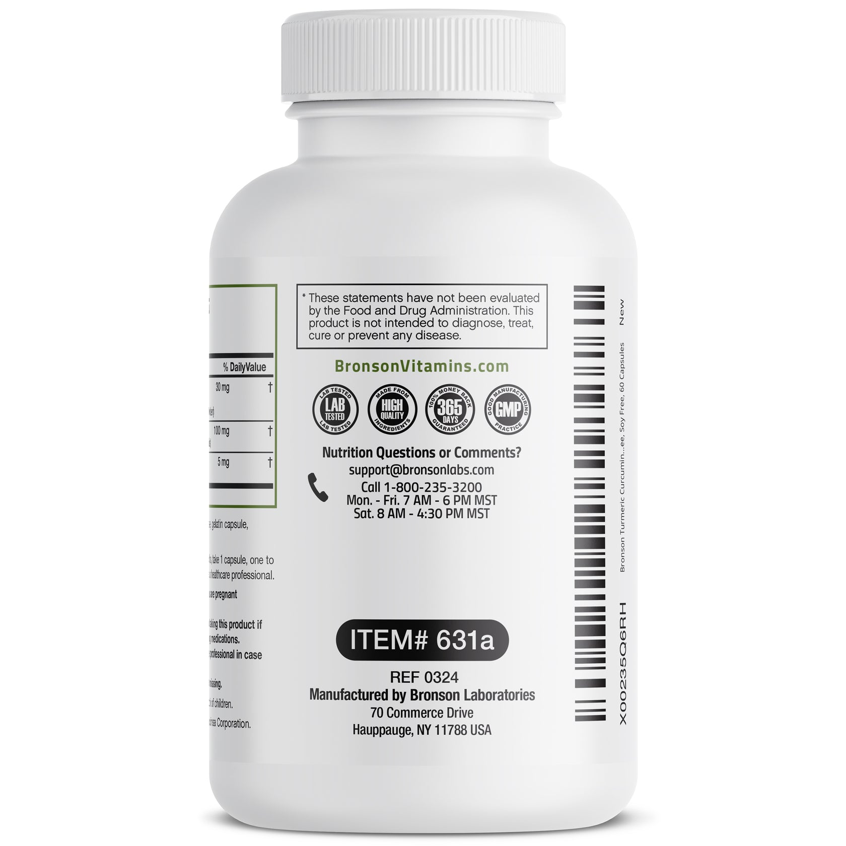 Turmeric Complex with BioPerine® 60 Capsules | Herbs & Herbal Extracts ...