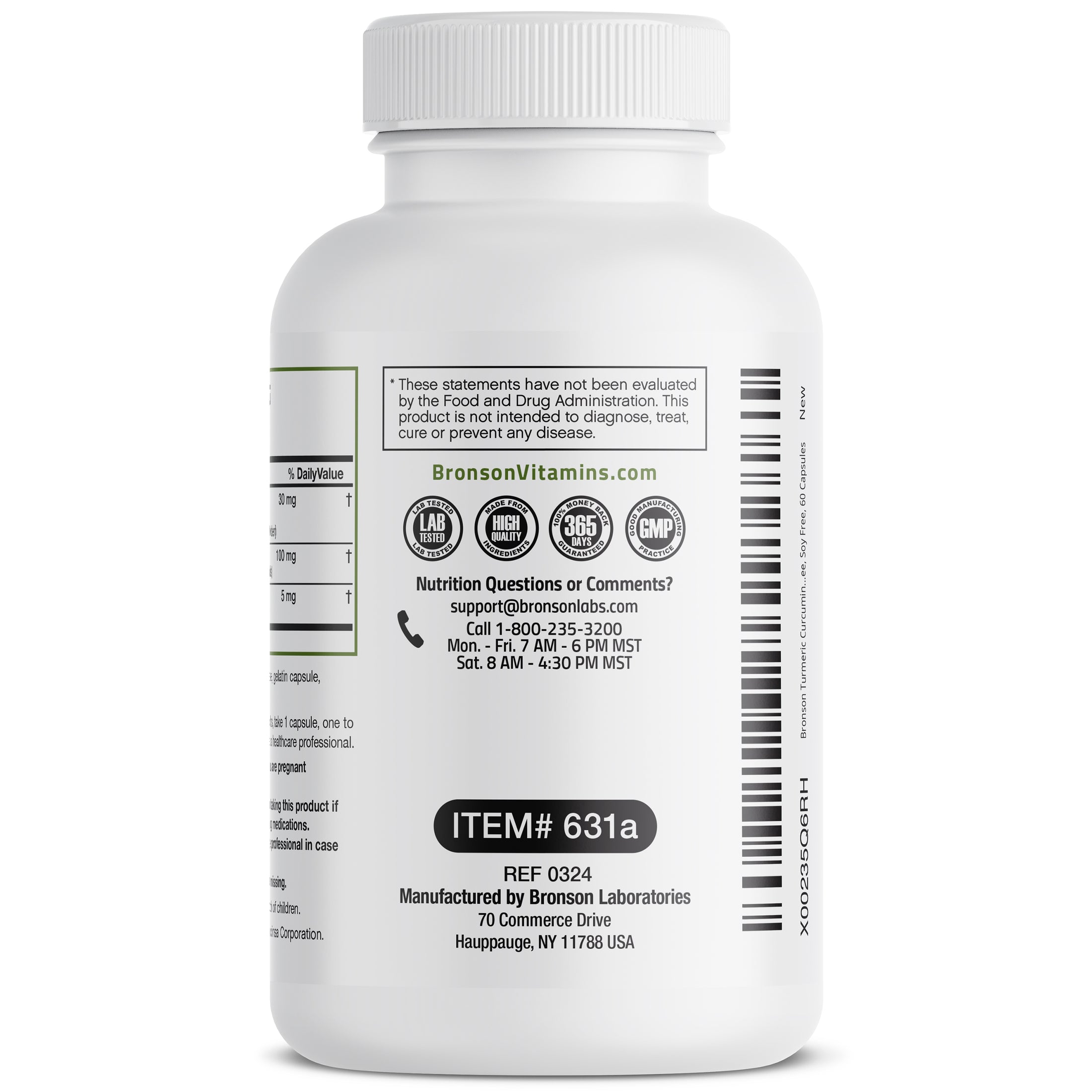 Turmeric Complex with BioPerine® 60 Capsules | Herbs & Herbal Extracts ...
