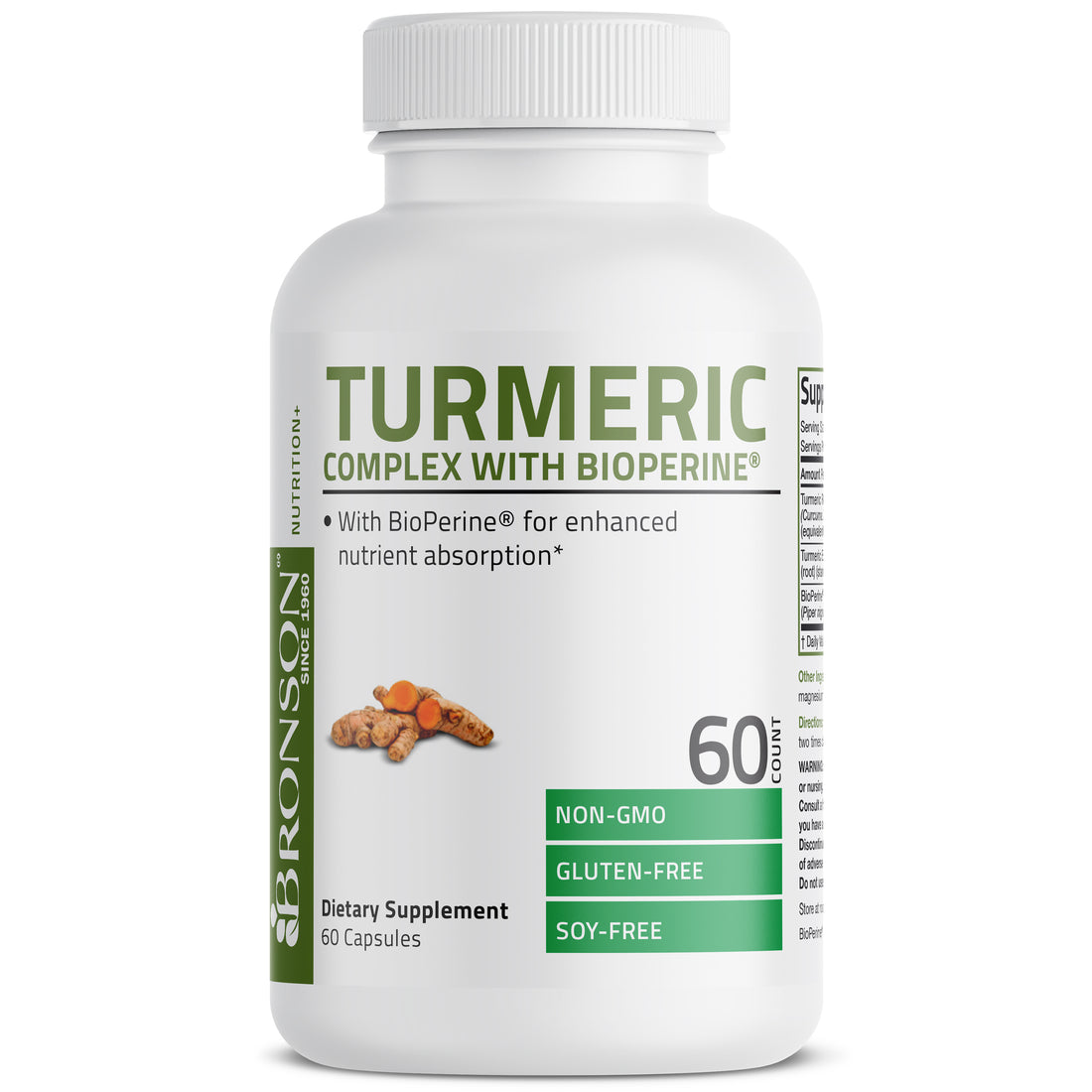 Turmeric Complex with BioPerine® 60 Capsules | Herbs & Herbal Extracts ...