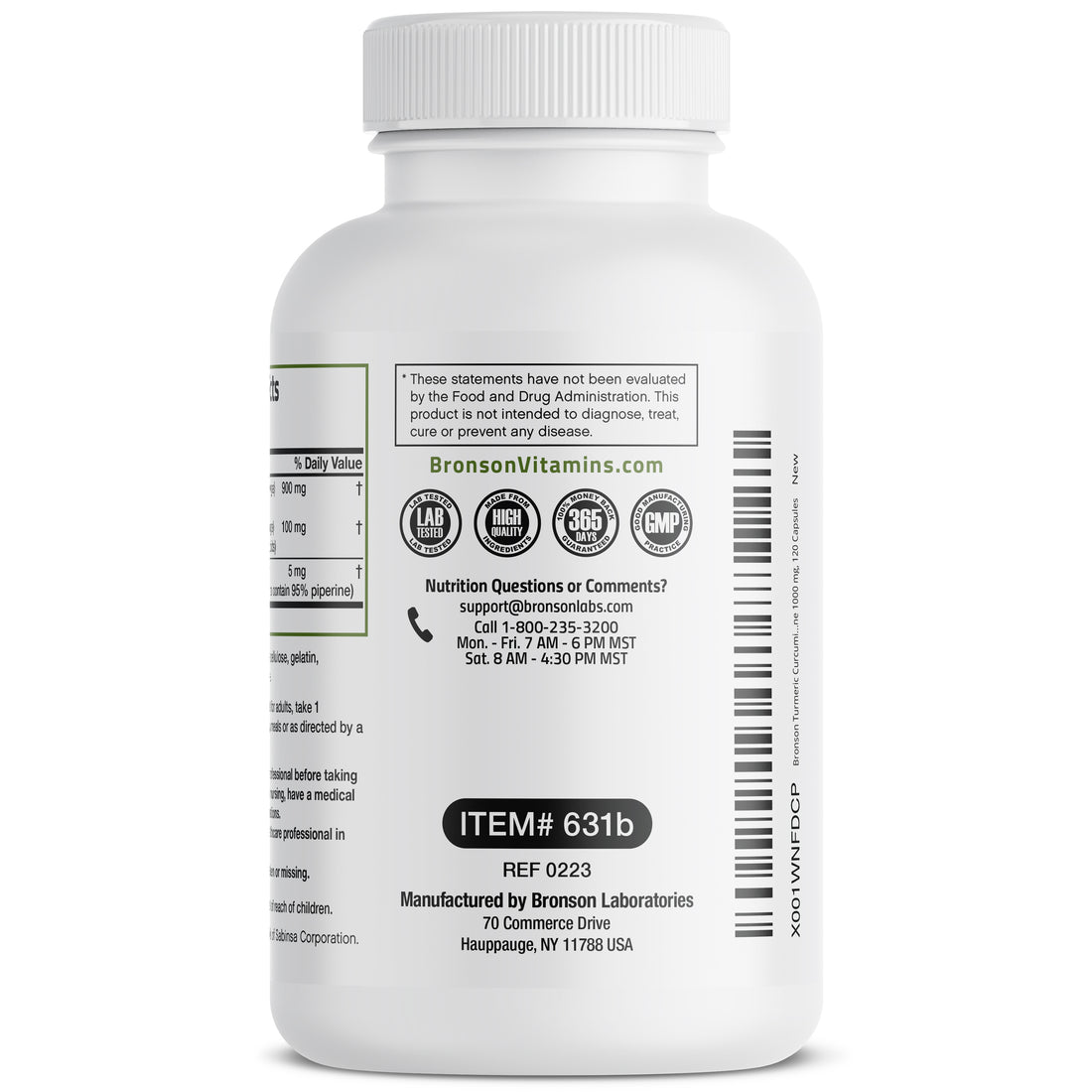 Turmeric Complex with BioPerine® 60 Capsules | Herbs & Herbal Extracts ...