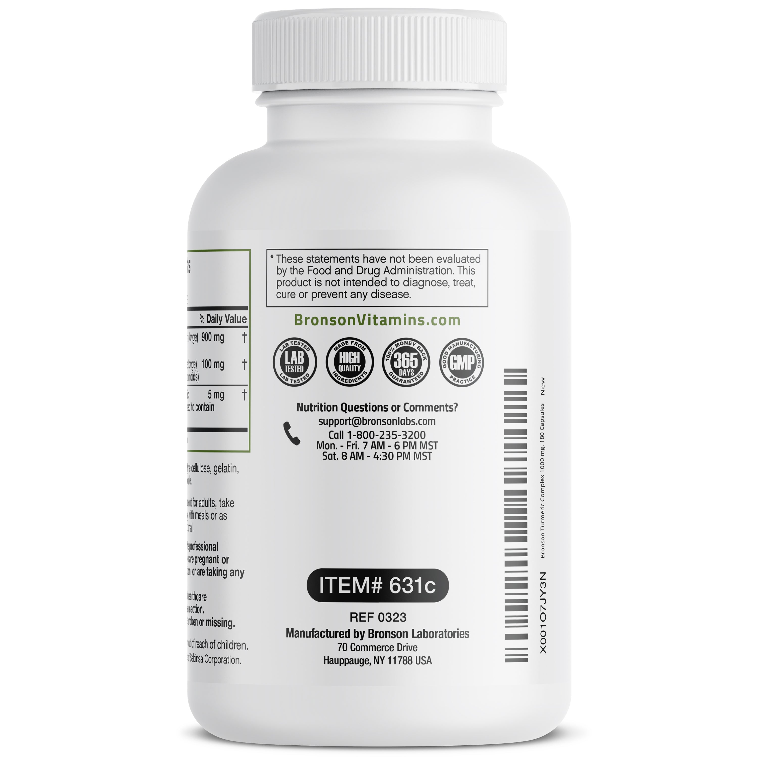 Turmeric Complex with BioPerine® 60 Capsules | Herbs & Herbal Extracts ...