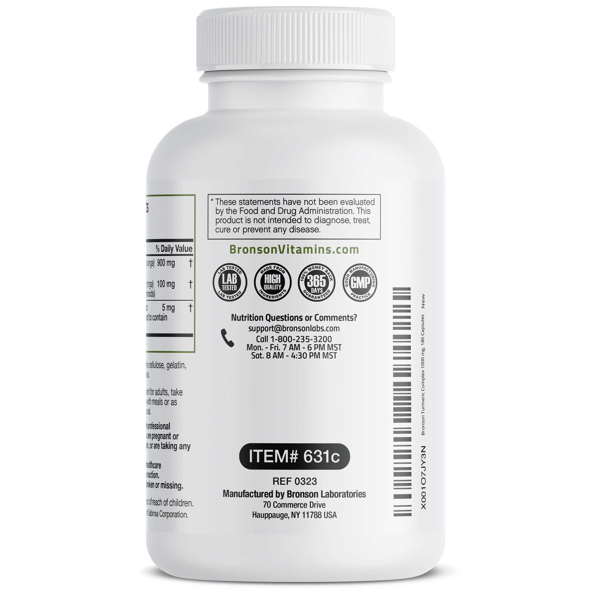 Turmeric Complex with BioPerine® 60 Capsules | Herbs & Herbal Extracts ...