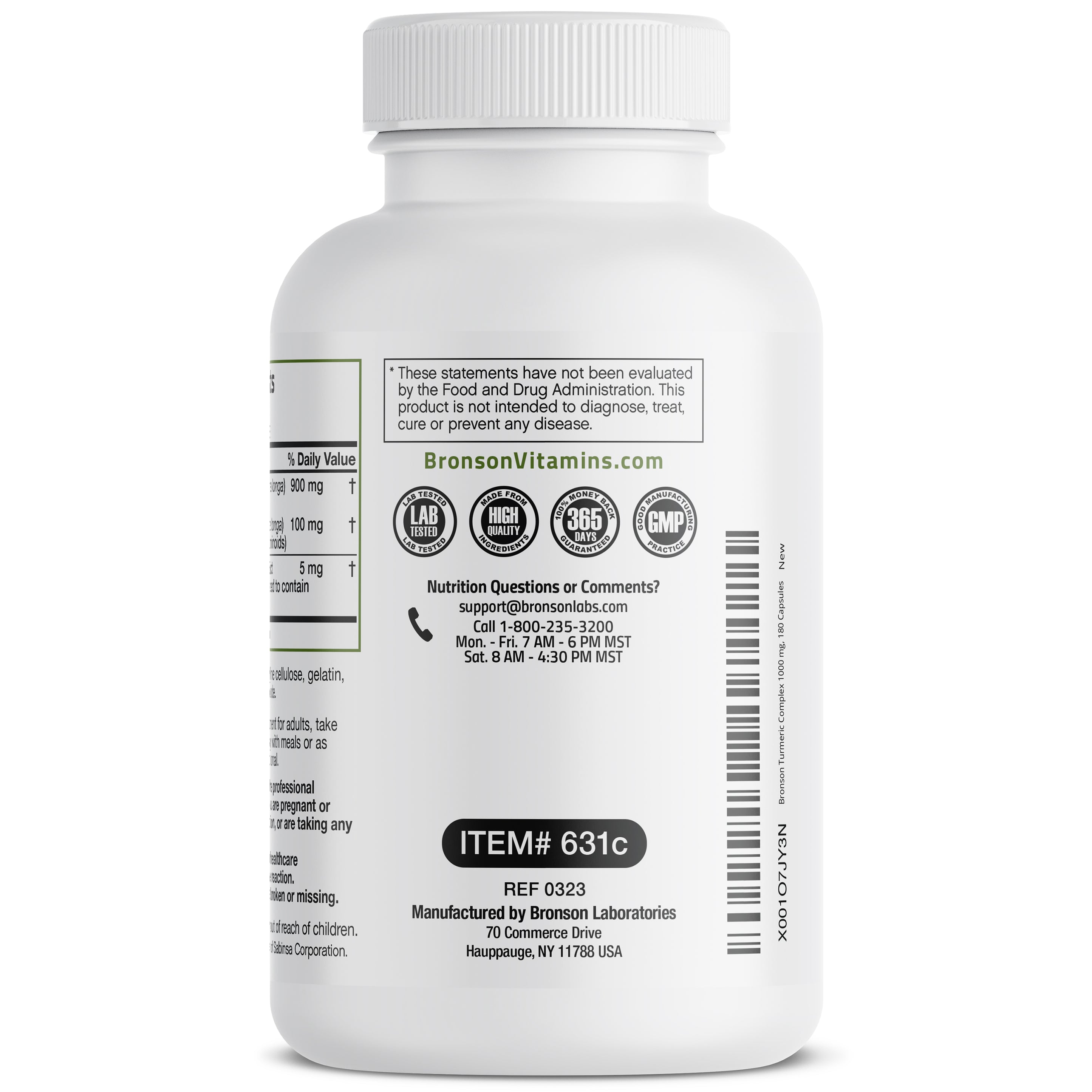 Turmeric Complex with BioPerine® 60 Capsules | Herbs & Herbal Extracts ...