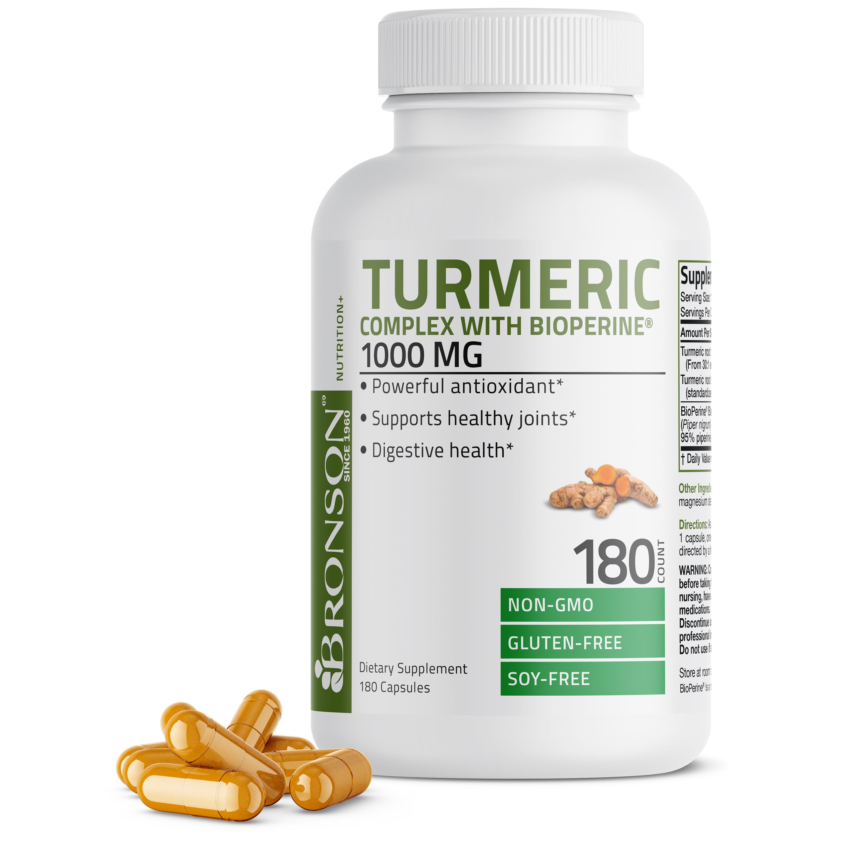 Turmeric Complex with BioPerine® 60 Capsules | Herbs & Herbal Extracts ...