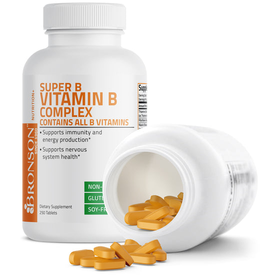 Bronson Vitamin B Complex - 100 Tablets | Vitamins & Supplements ...