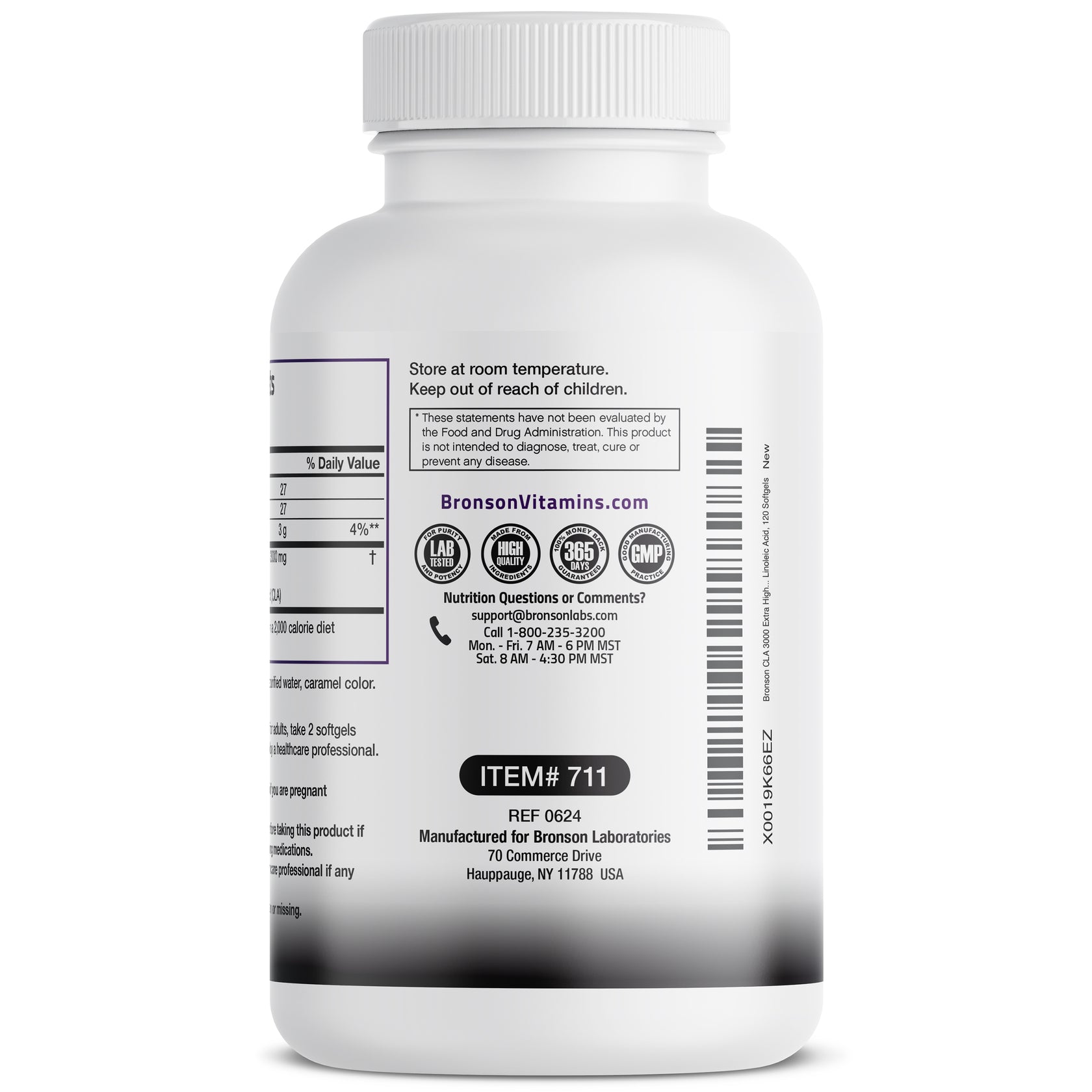 CLA 3000 Conjugated Linoleic Acid Extra High Potency - 3,000 mg ...