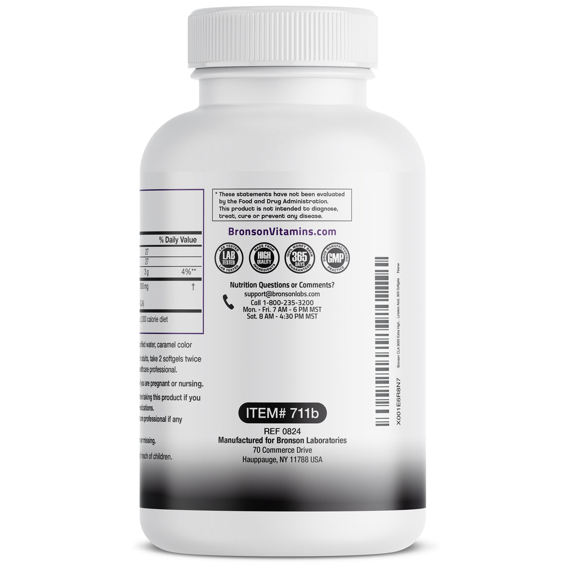 CLA 3000 Conjugated Linoleic Acid Extra High Potency - 3,000 mg ...