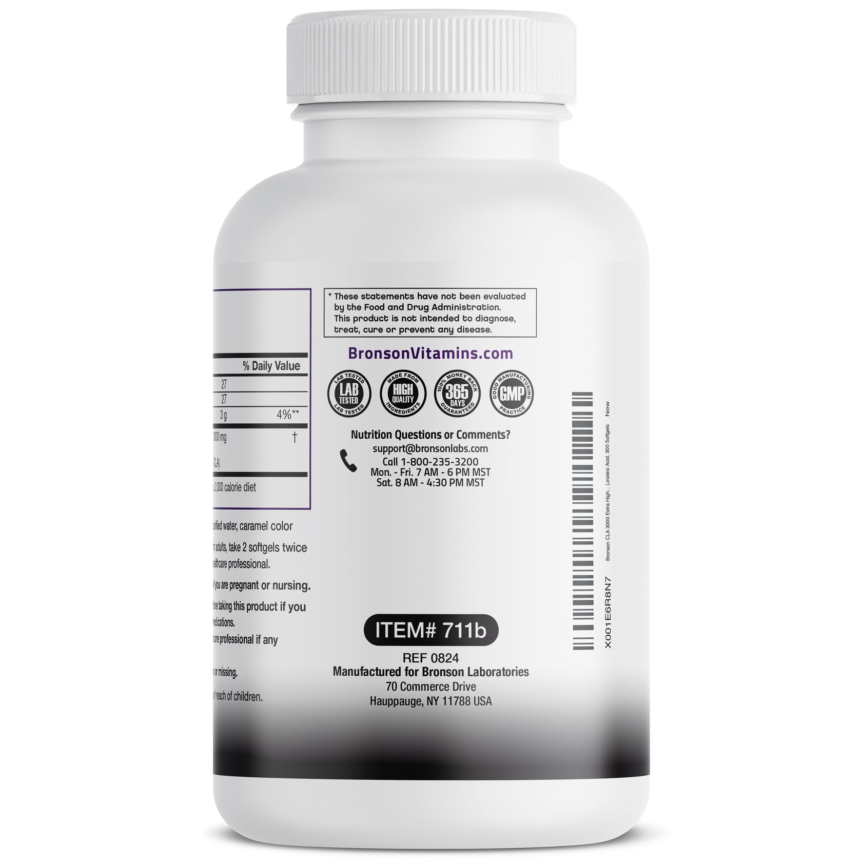 CLA 3000 Conjugated Linoleic Acid Extra High Potency - 3,000 mg ...