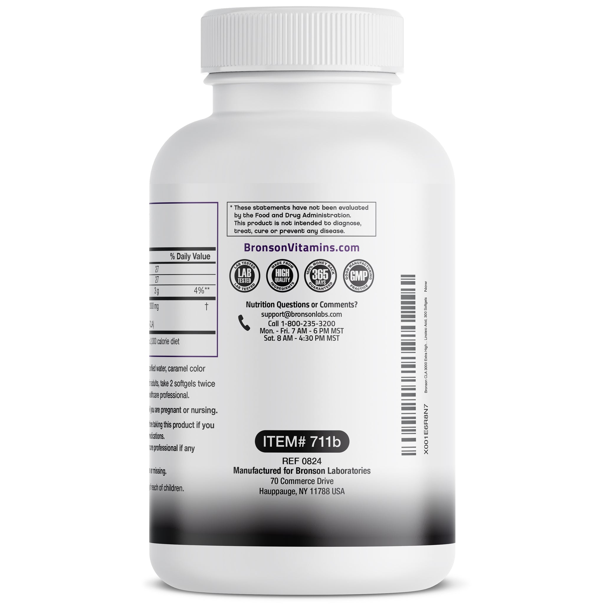 CLA 3000 Conjugated Linoleic Acid Extra High Potency - 3,000 mg ...