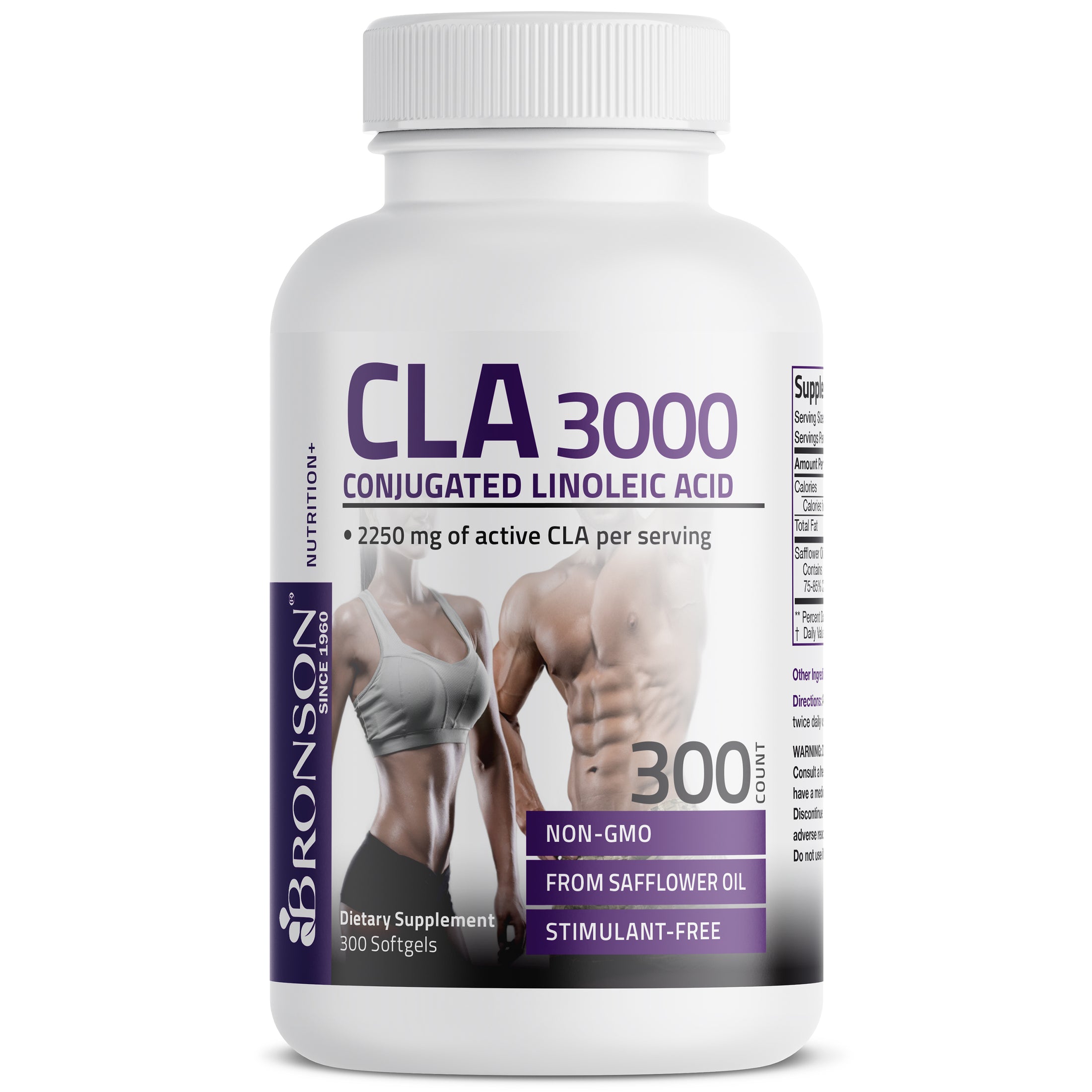 CLA 3000 Conjugated Linoleic Acid Extra High Potency - 3,000 mg ...