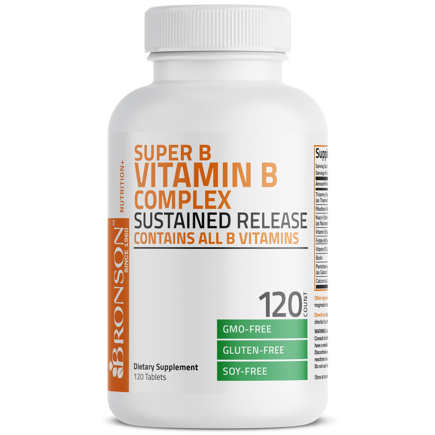Bronson Vitamin B Complex Sustained Release | Vitamins & Supplements ...