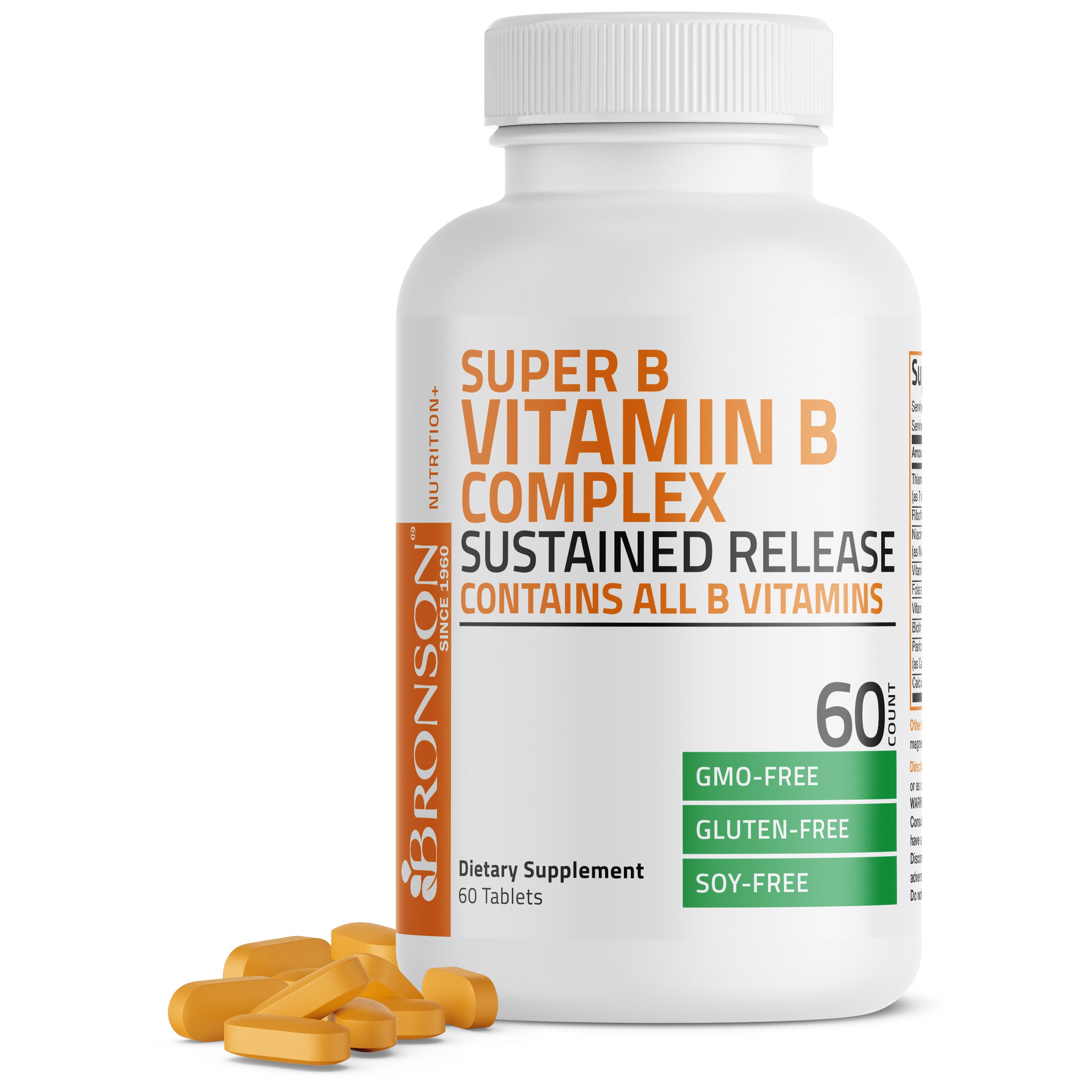 Bronson Vitamin B Complex Sustained Release | Vitamins & Supplements ...