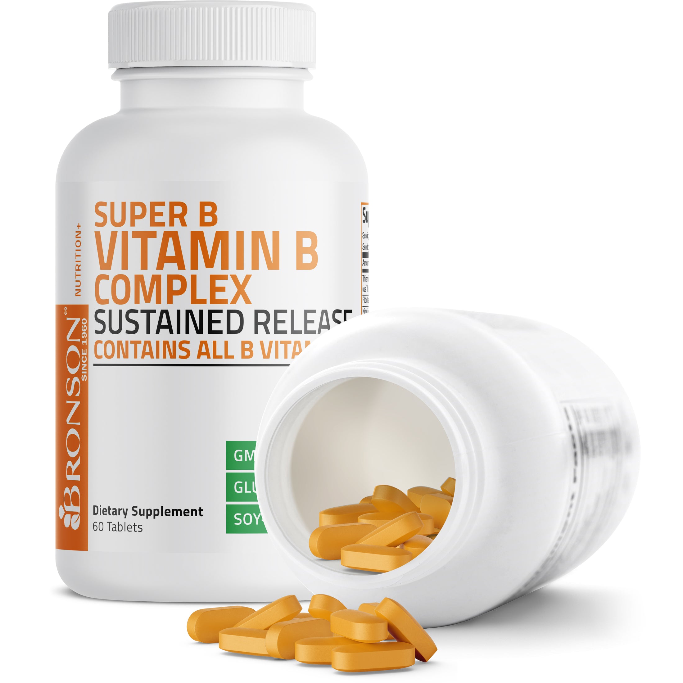 Bronson Vitamin B Complex Sustained Release | Vitamins & Supplements ...