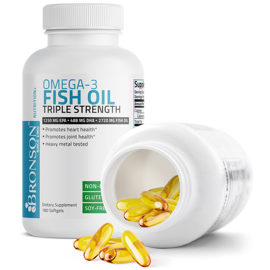 Omega-3 Fish Oil EPA DHA Triple Strength Softgels | Vitamins ...