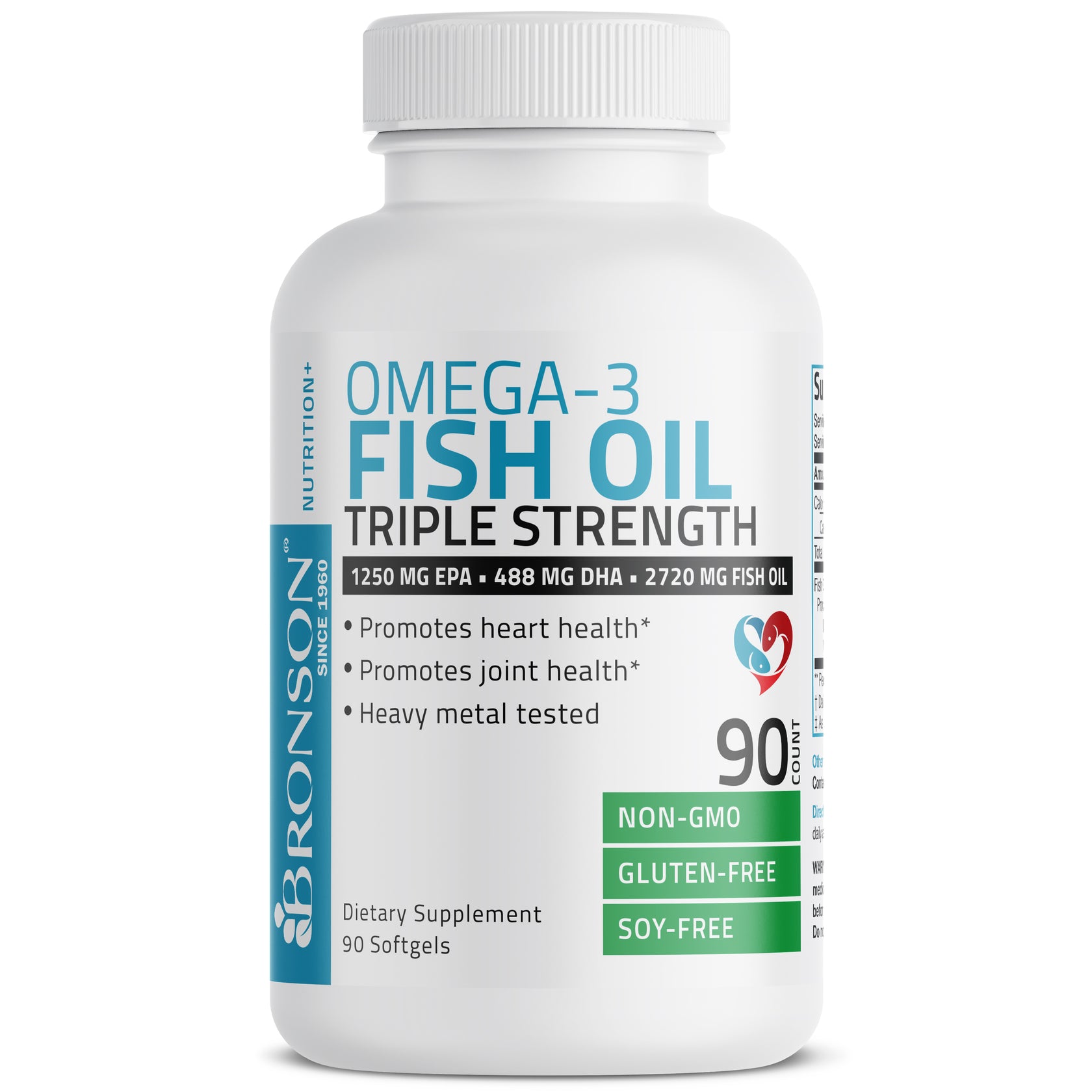 Omega-3 Fish Oil EPA DHA Triple Strength Softgels | Vitamins & Supplements | Bronson Vitamins ...