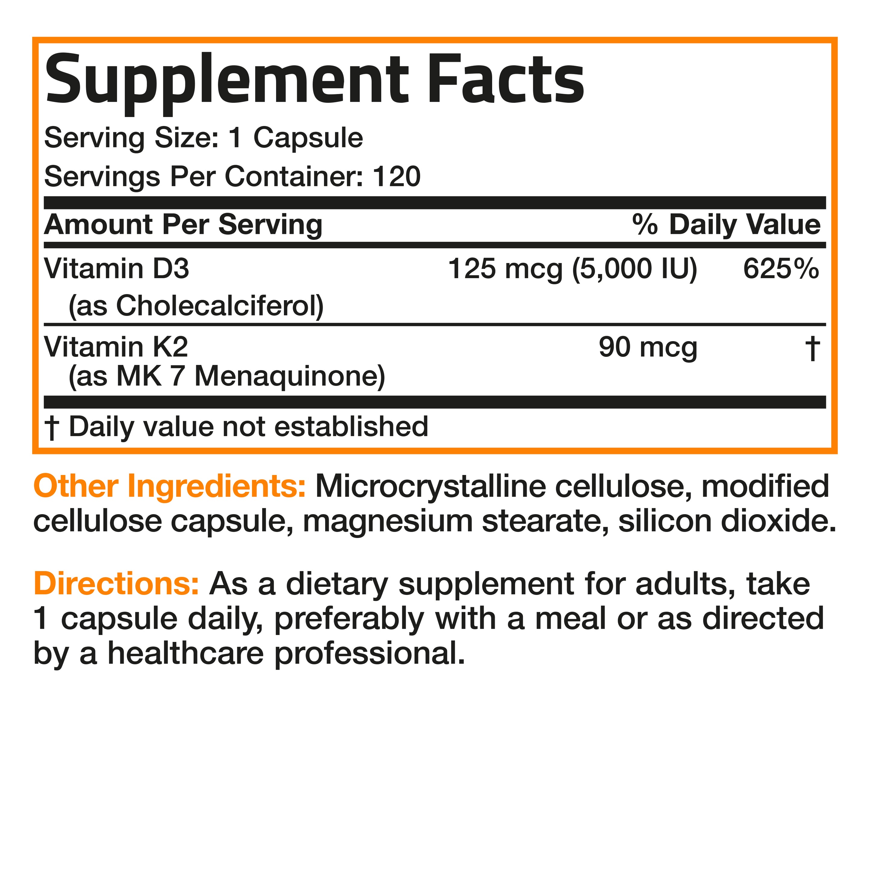 Vitamin K2 MK-7 Plus Vitamin D3 – bronsonlabs